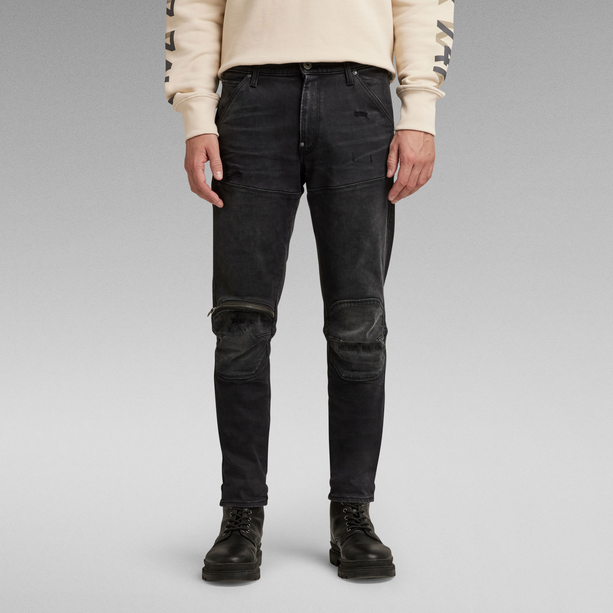5620 3d Zip Knee Skinny Jeans Grey G Star Raw®
