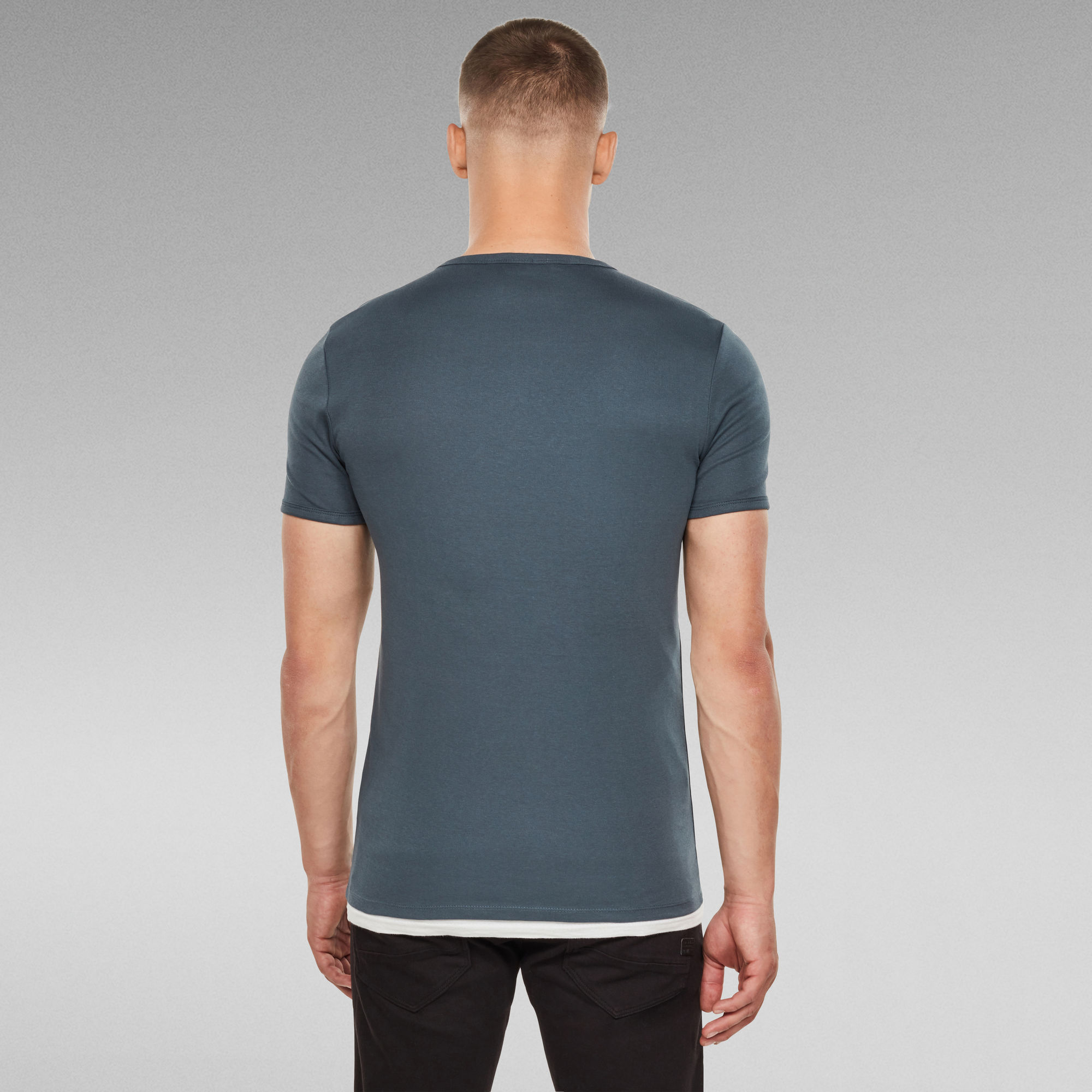 Base T-Shirt 2-pack | Medium blue | G-Star RAW®