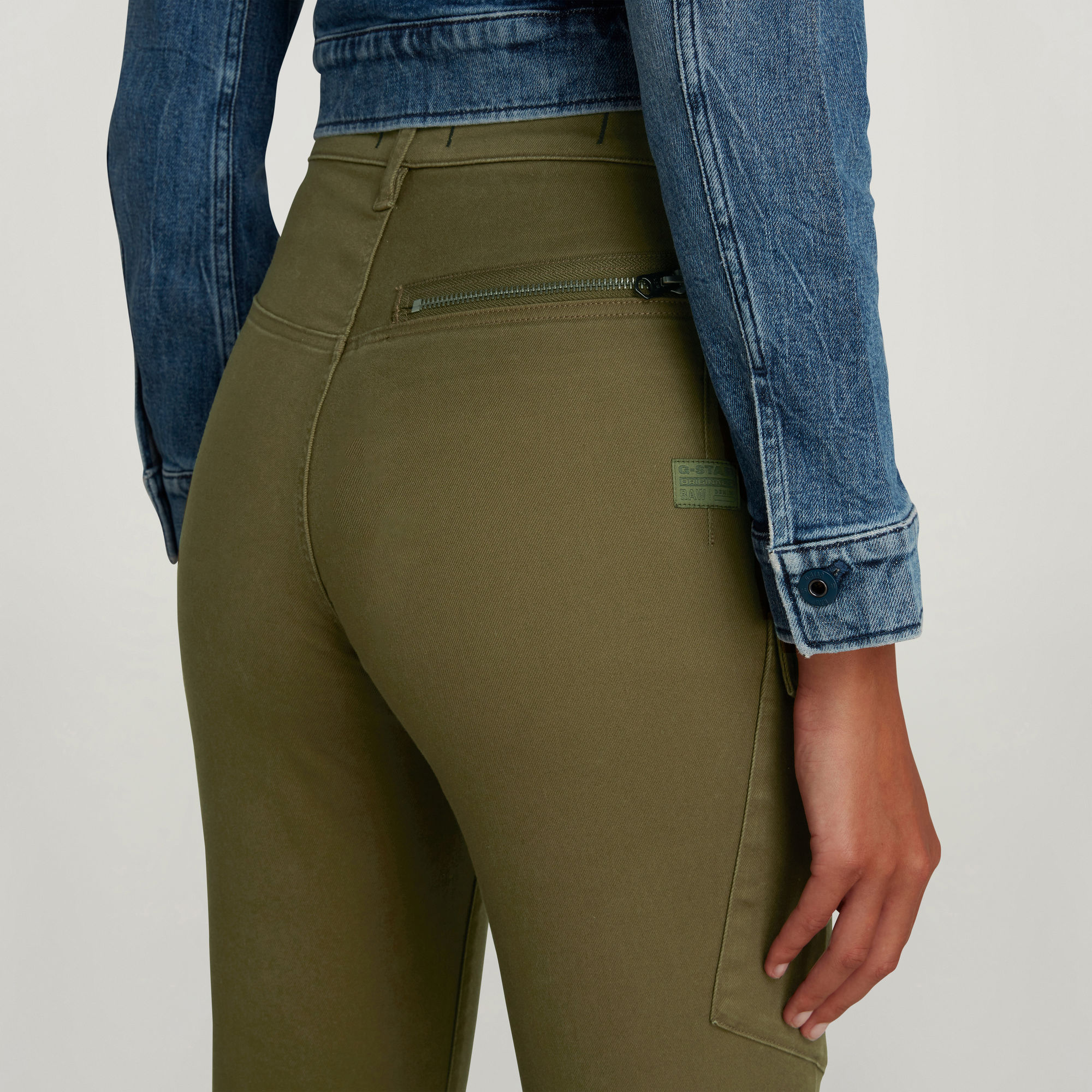 High G-Shape Cargo Skinny Pants | Green | G-Star RAW®