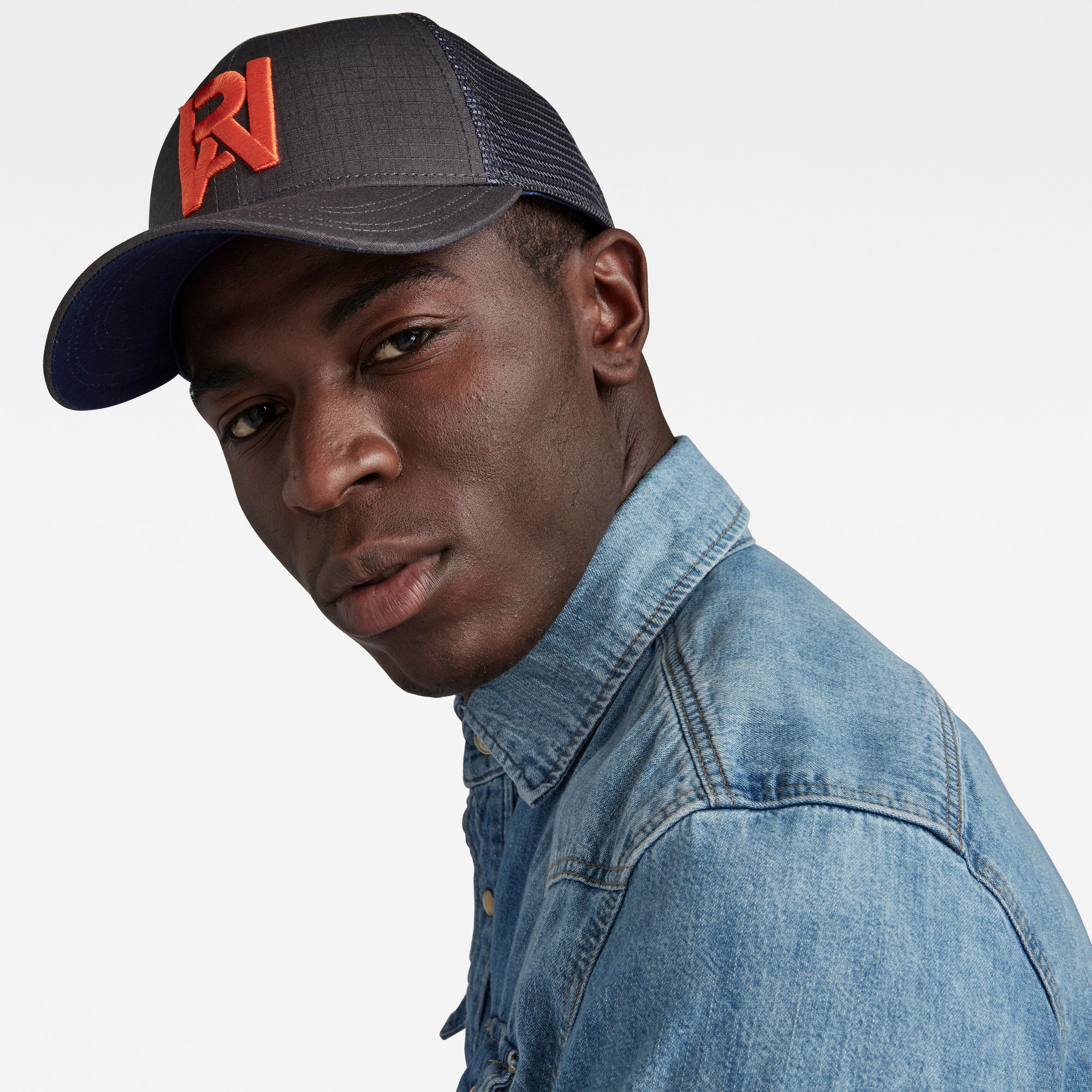 Embro Baseball Trucker Cap | Grey | G-Star RAW®