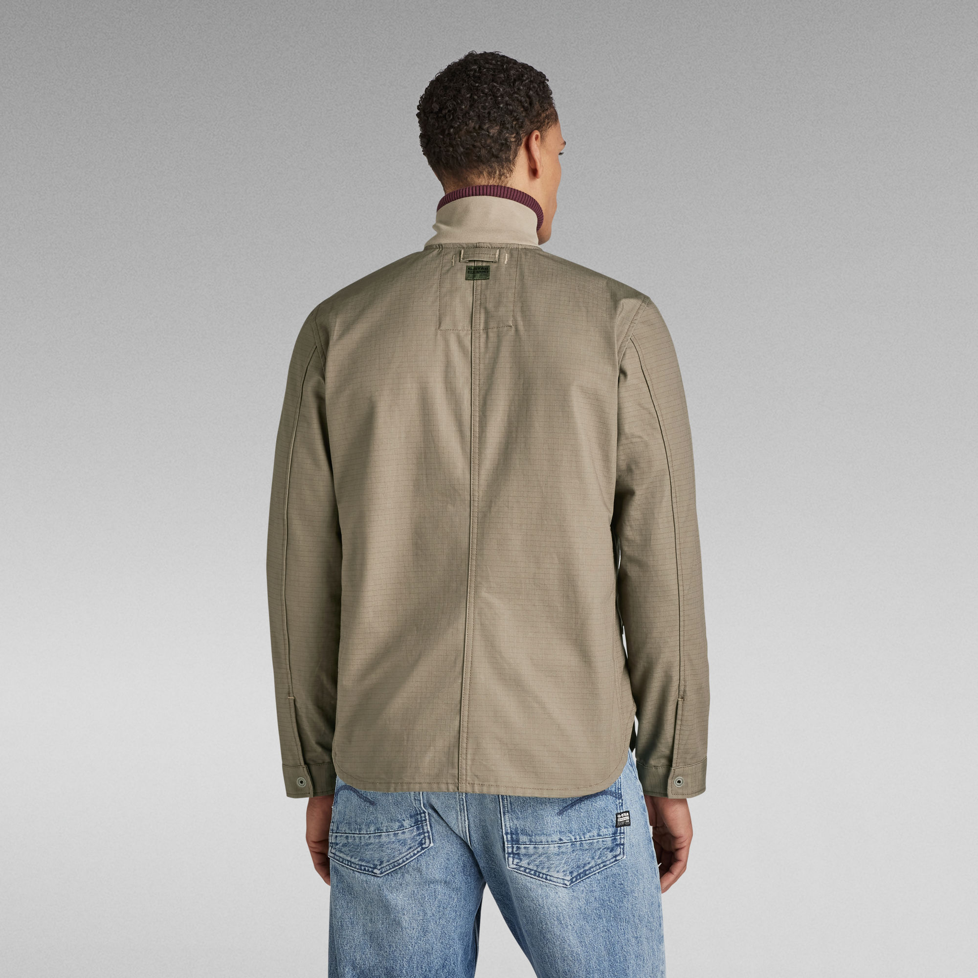 Utility Zip Overshirt | Brown | G-Star RAW®
