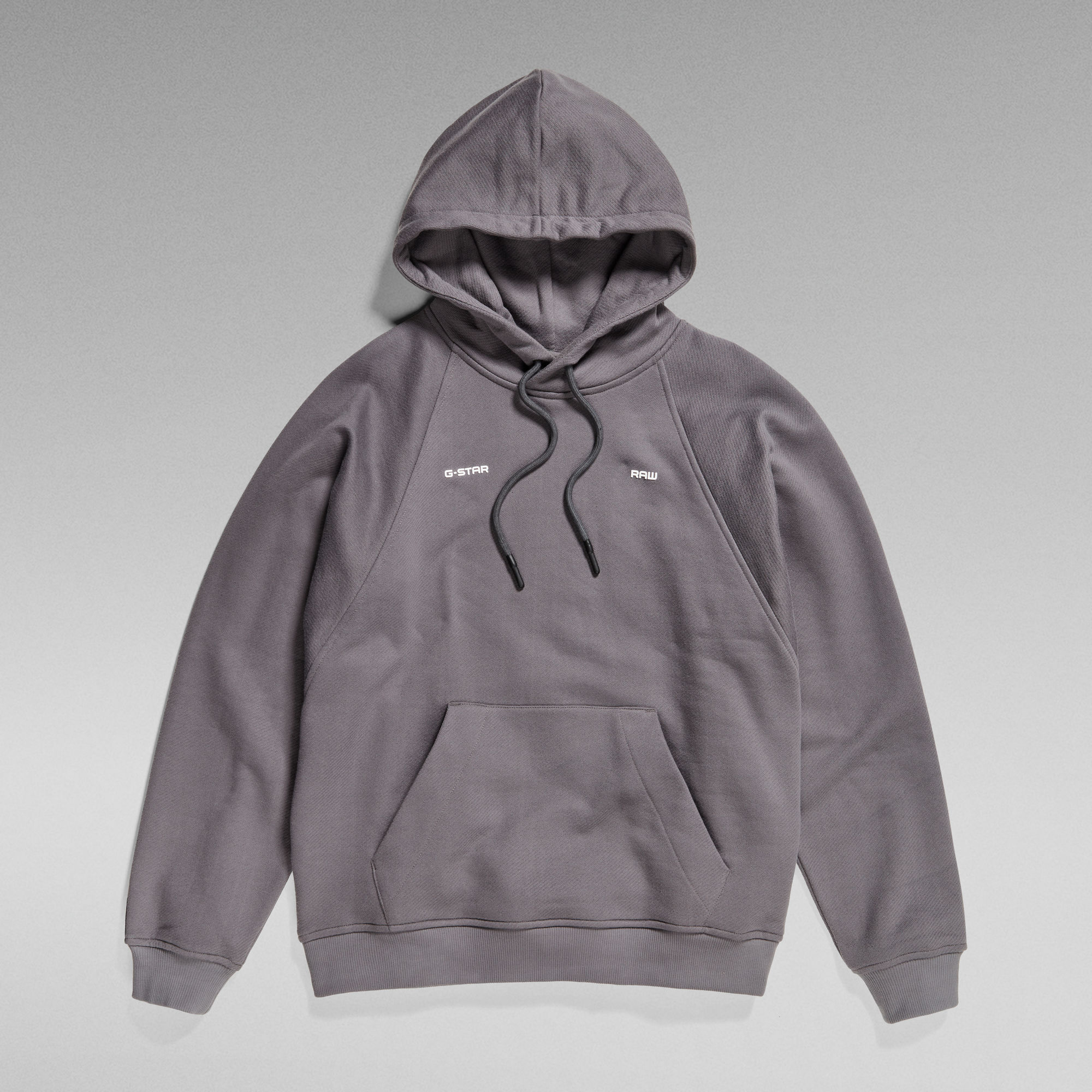 Tape Raglan Loose Hoodie | Grey | G-Star RAW®