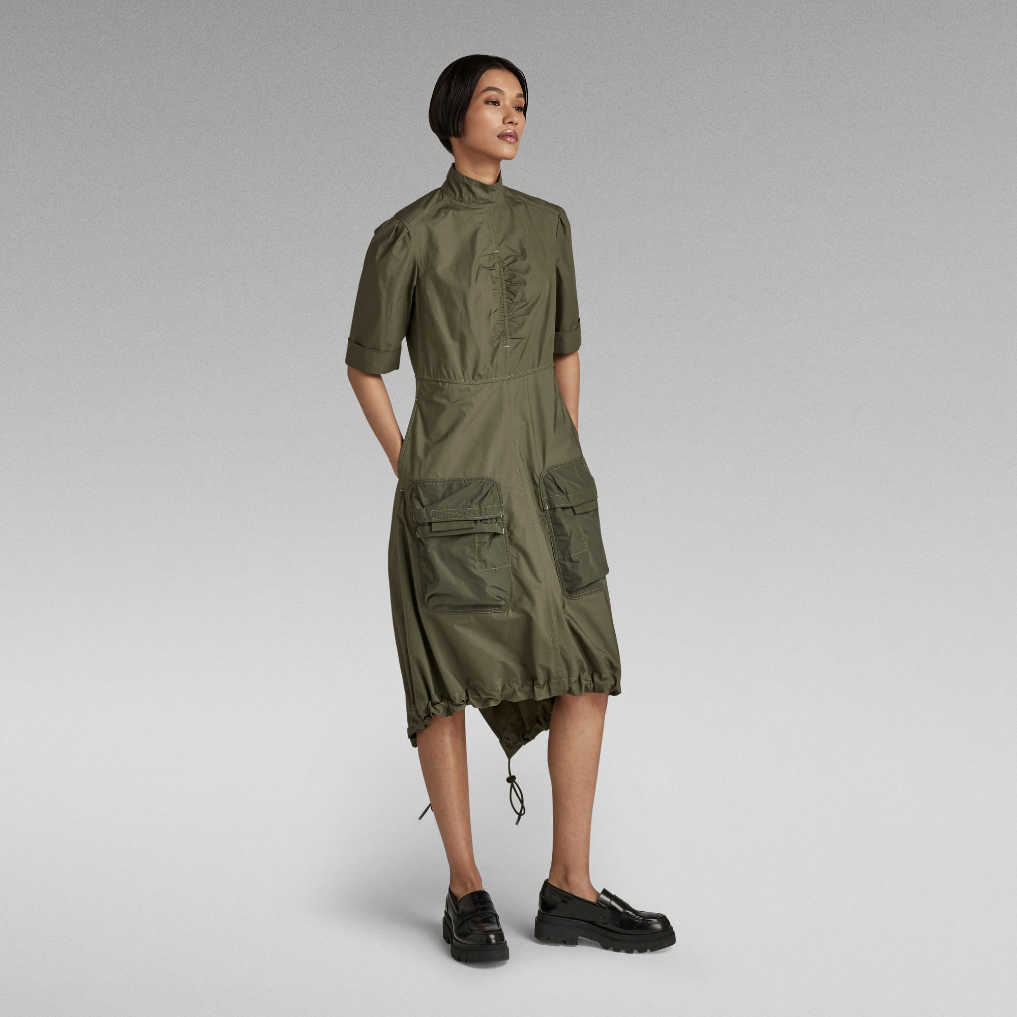 Fishtail Dress | Green | G-Star RAW®