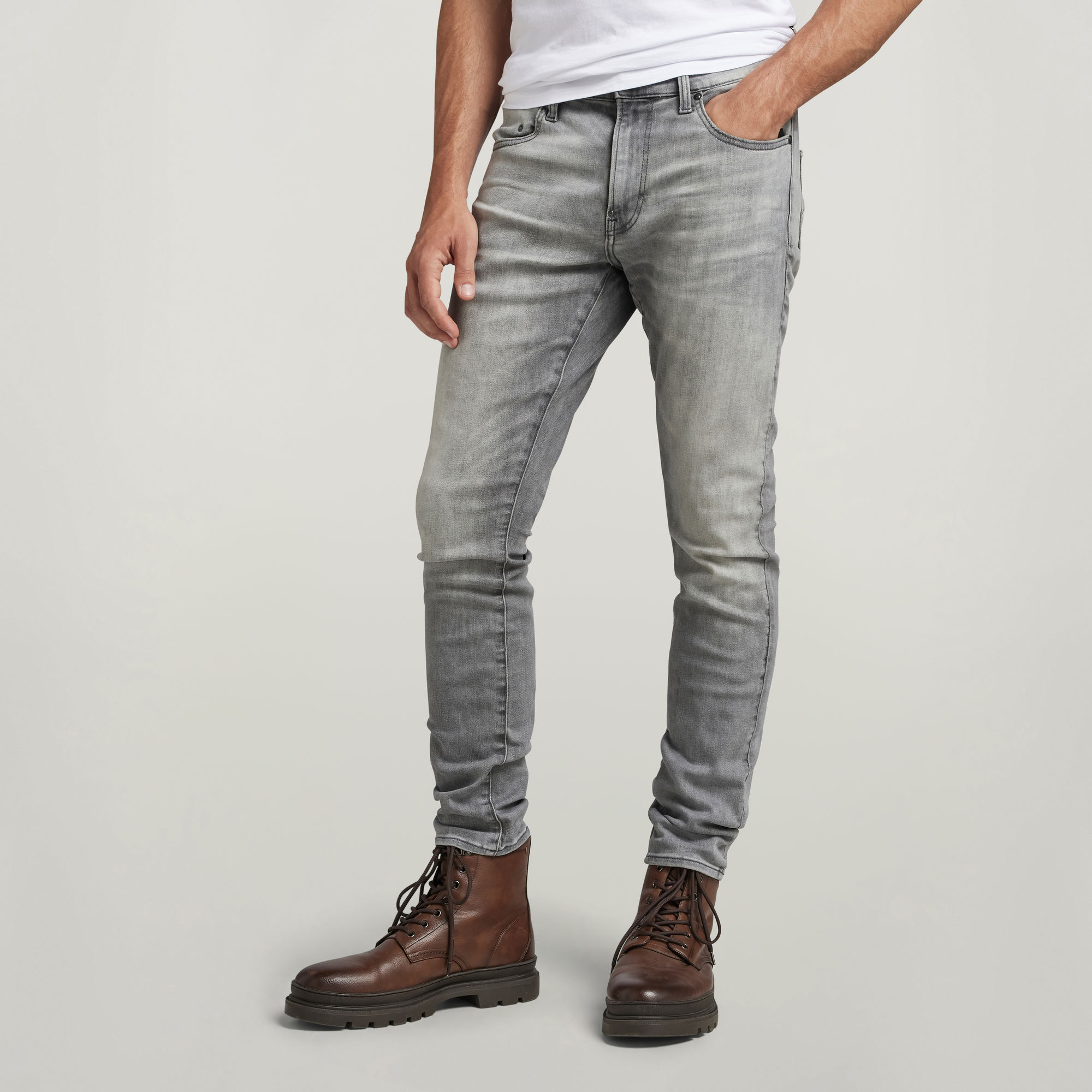 Revend FWD Skinny Jeans | Grey | G-Star RAW®