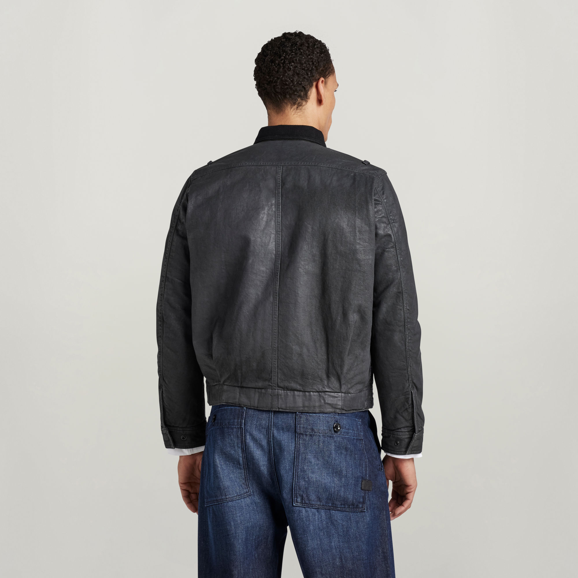 Unisex Utility Flap Pocket Lined Jacke | Schwarz | G-Star RAW®