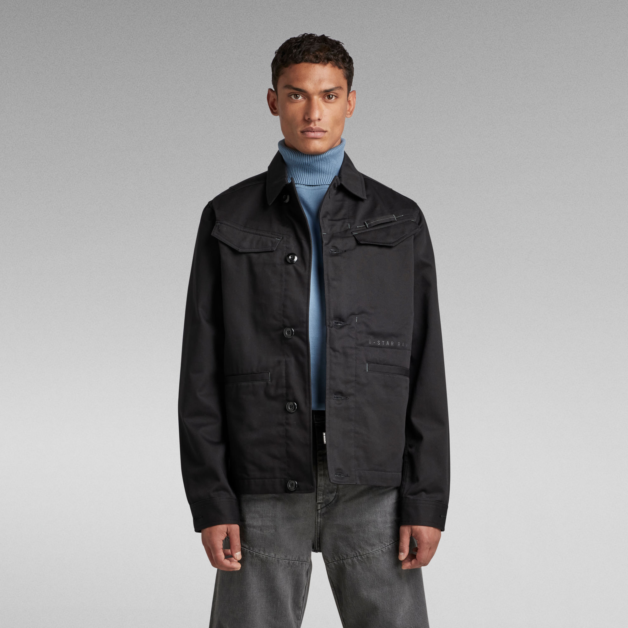 Unisex Worker Overshirt | Black | G-Star RAW®