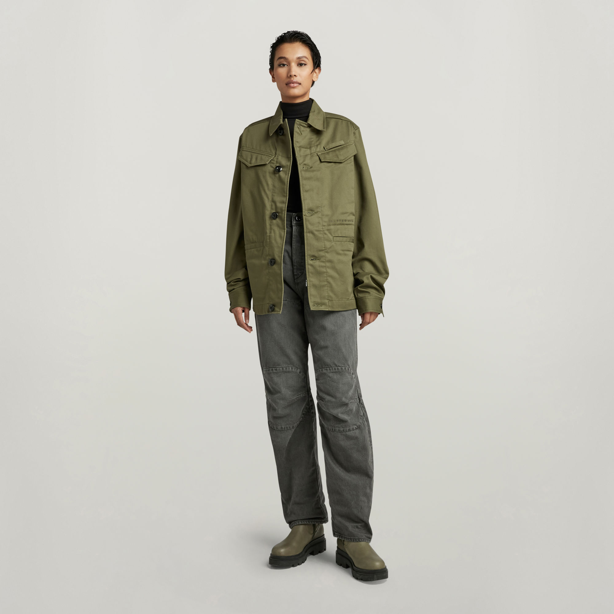 Unisex Field Jacket Overshirt | Green | G-Star RAW®