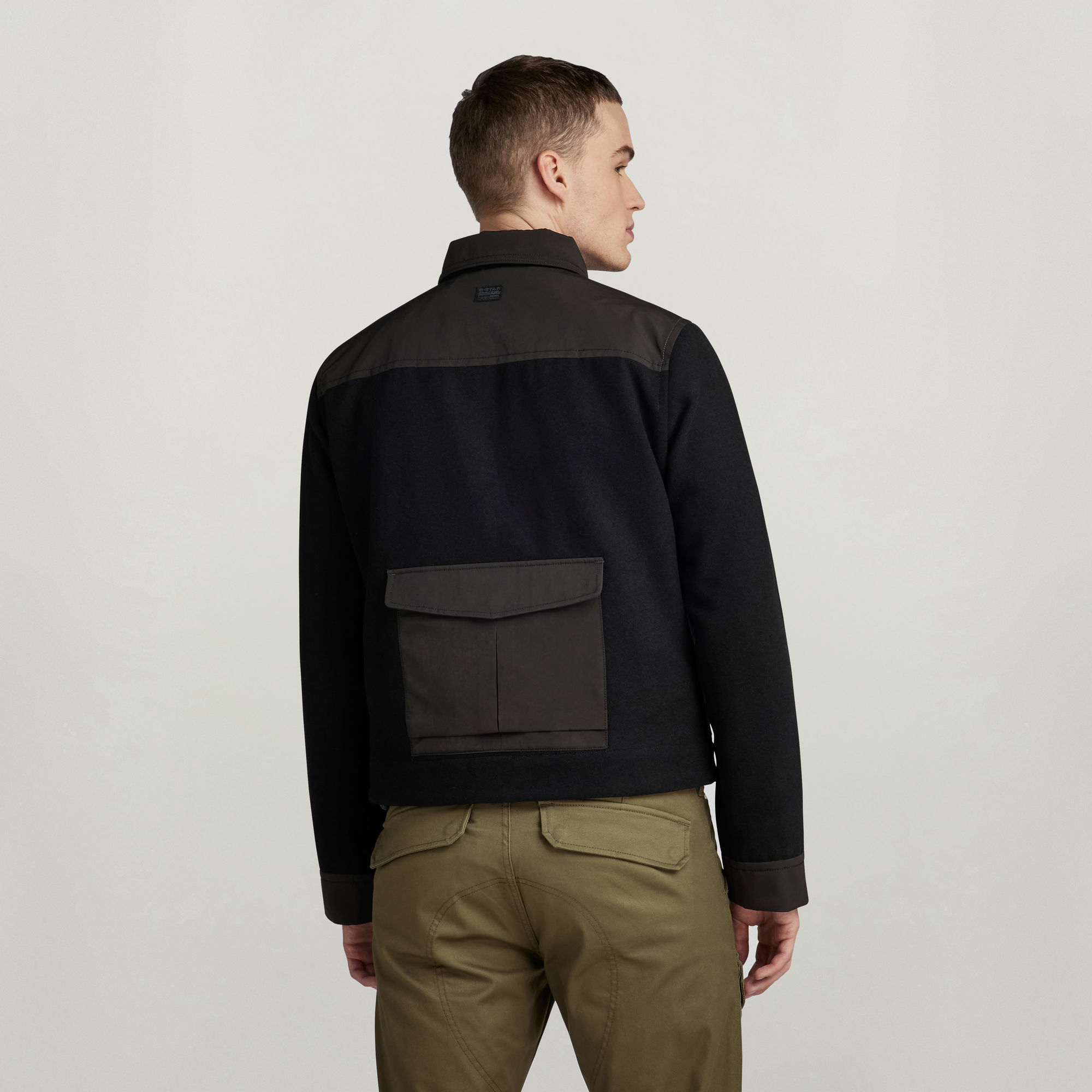 Short Wool Jacket | Black | G-Star RAW®