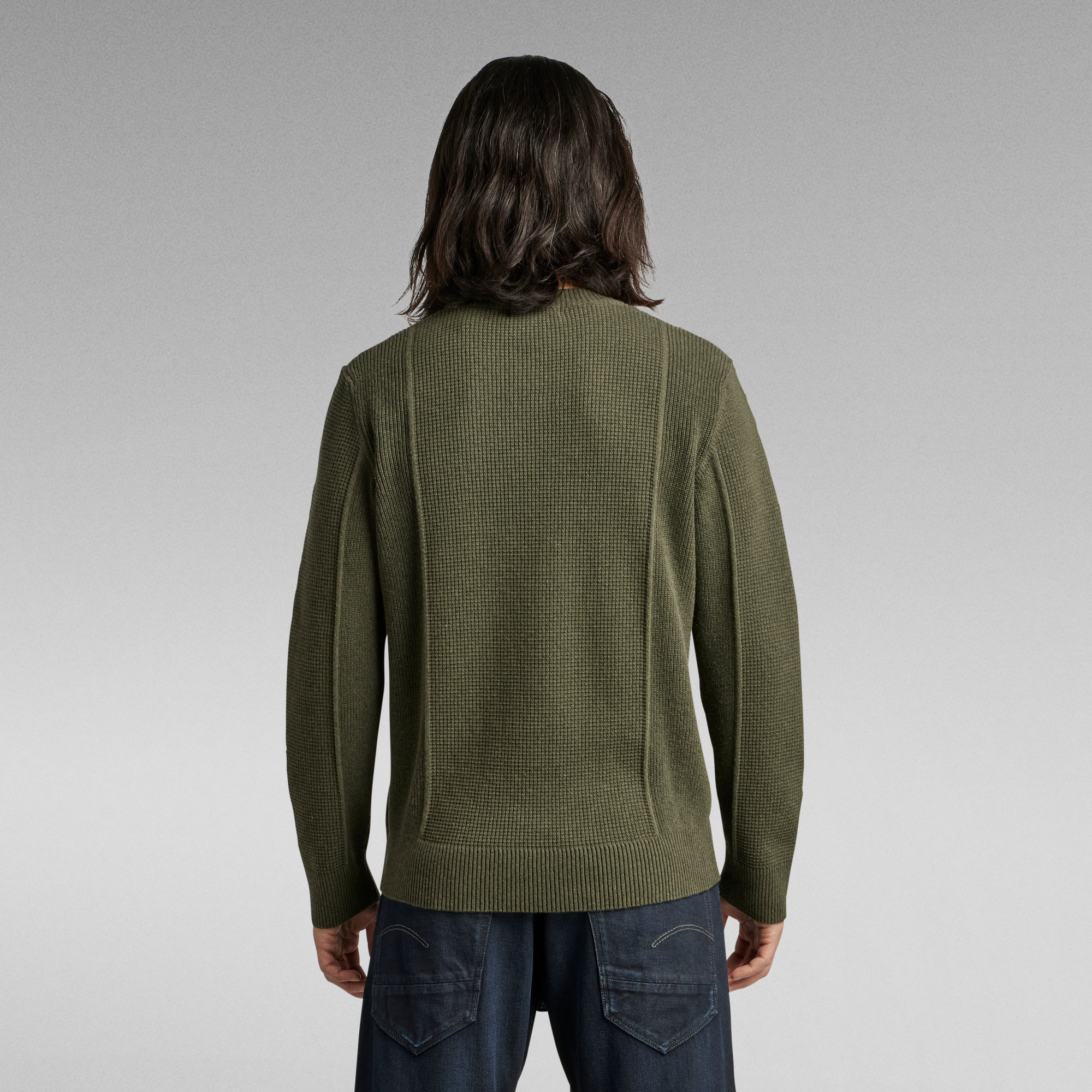 Knitted Sweater Structure | Green | G-Star RAW®