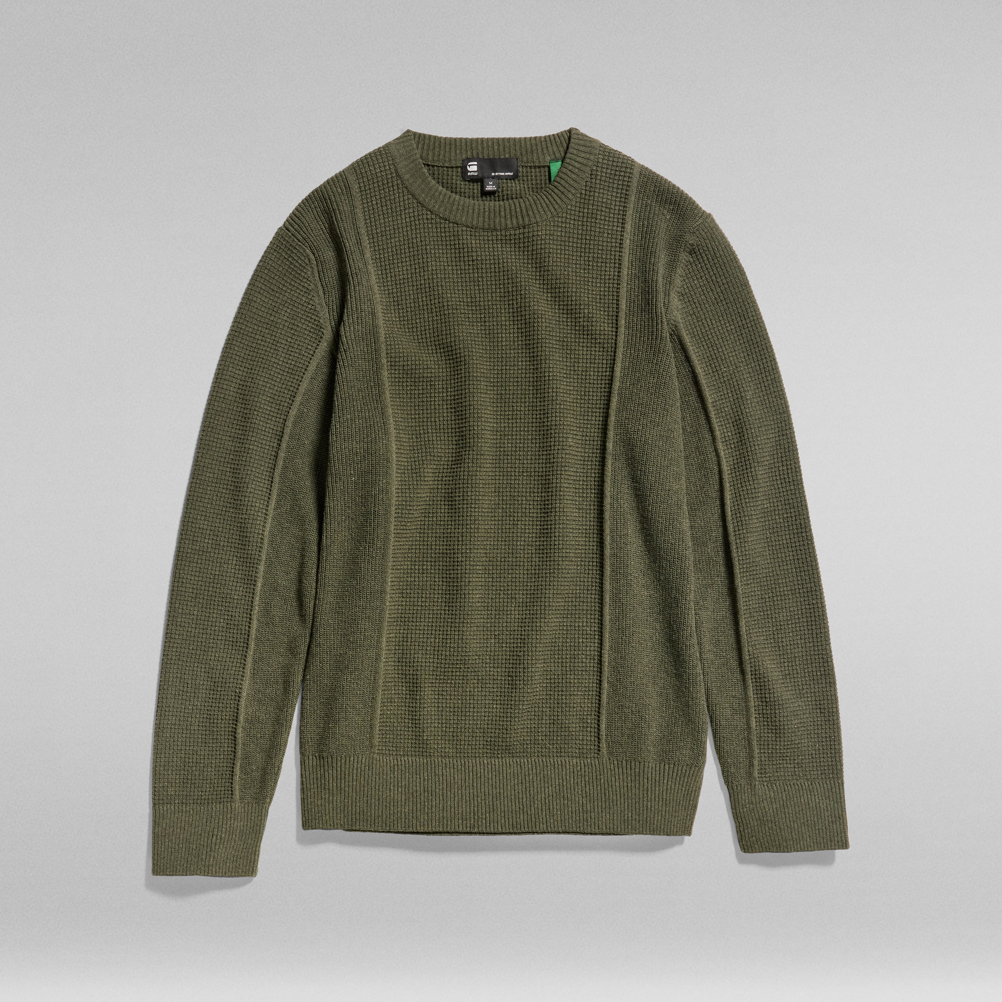 Knitted Sweater Structure | Green | G-Star RAW®