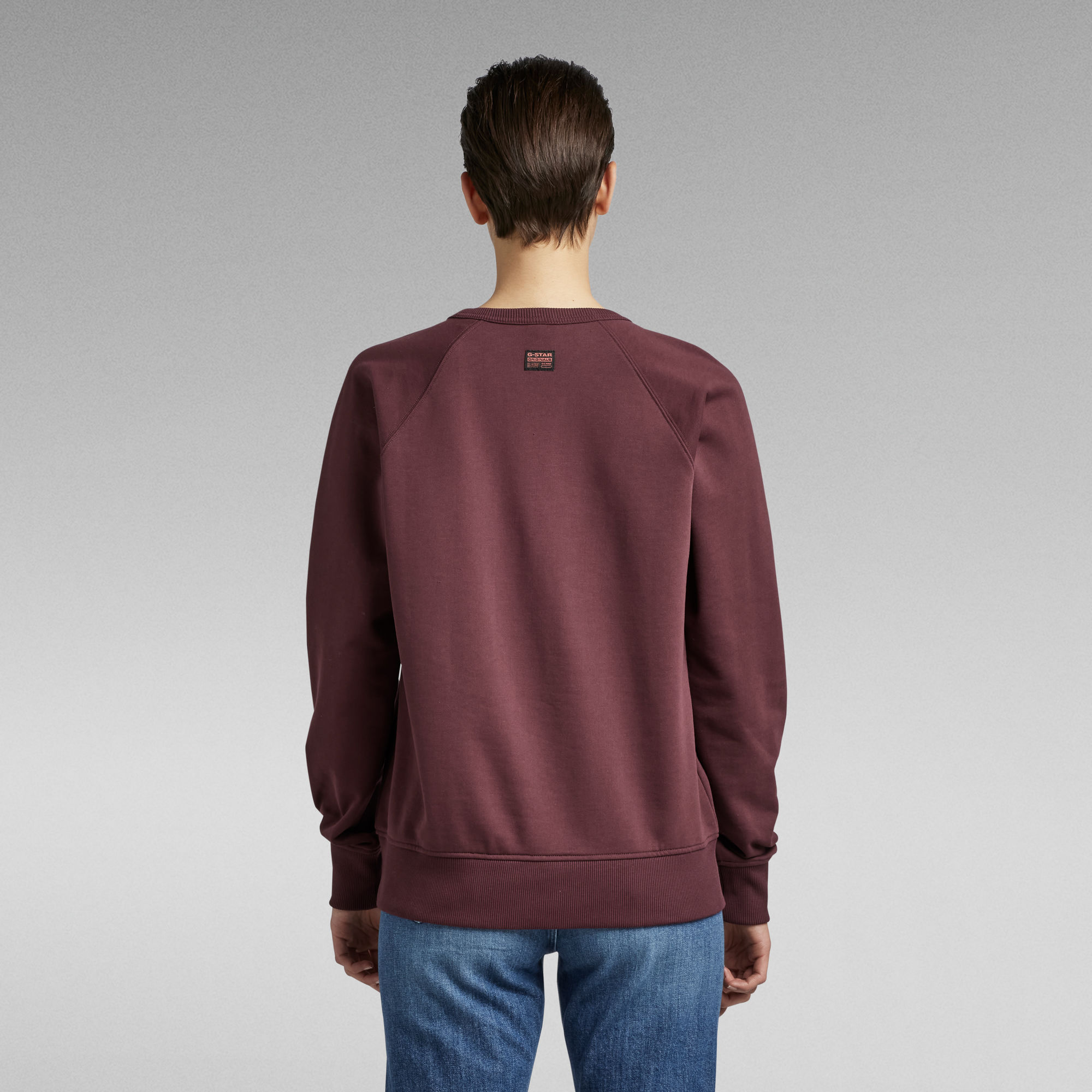 RAW Embro Logo Sweater | Paars | G-Star RAW®