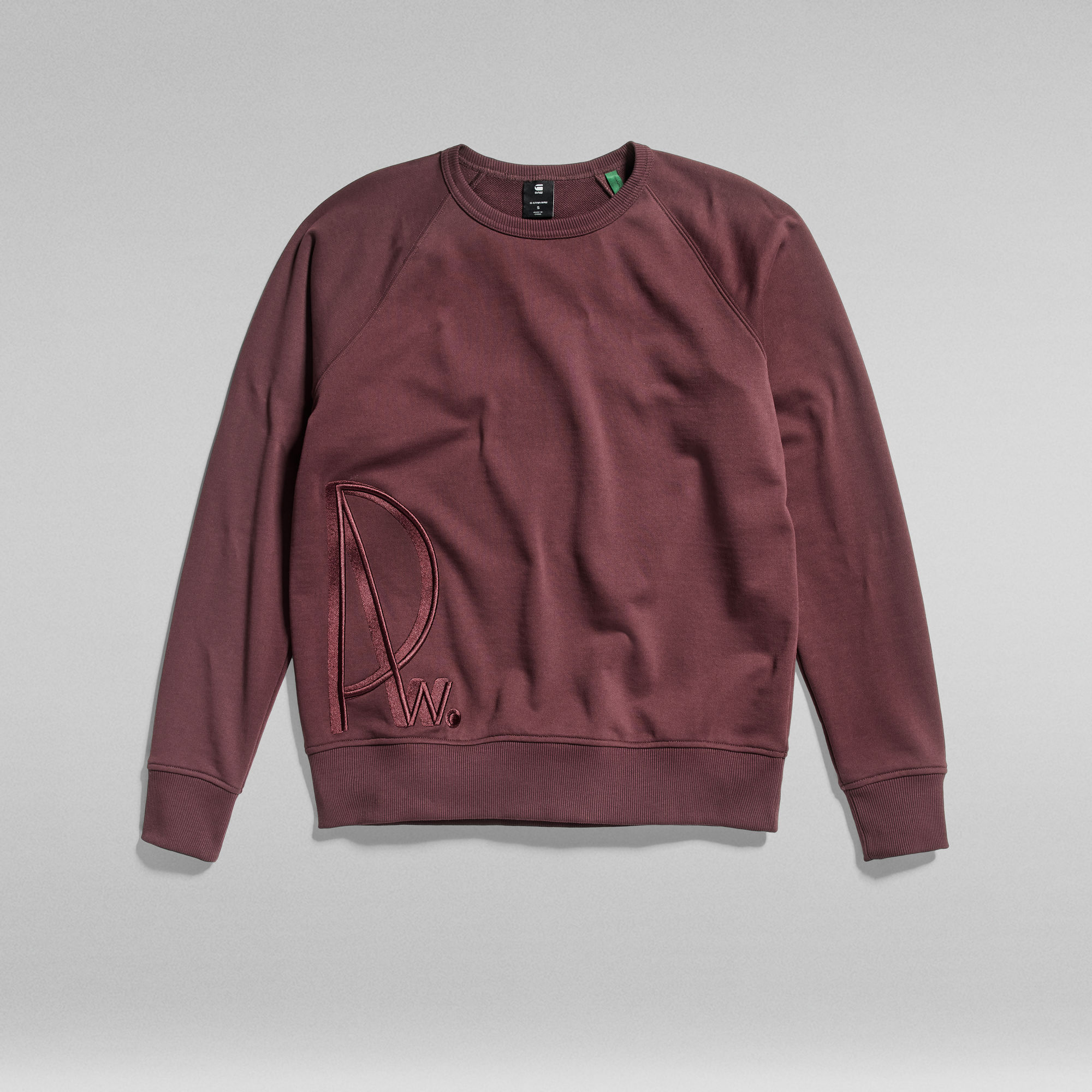 RAW Embro Logo Sweater | Purple | G-Star RAW®