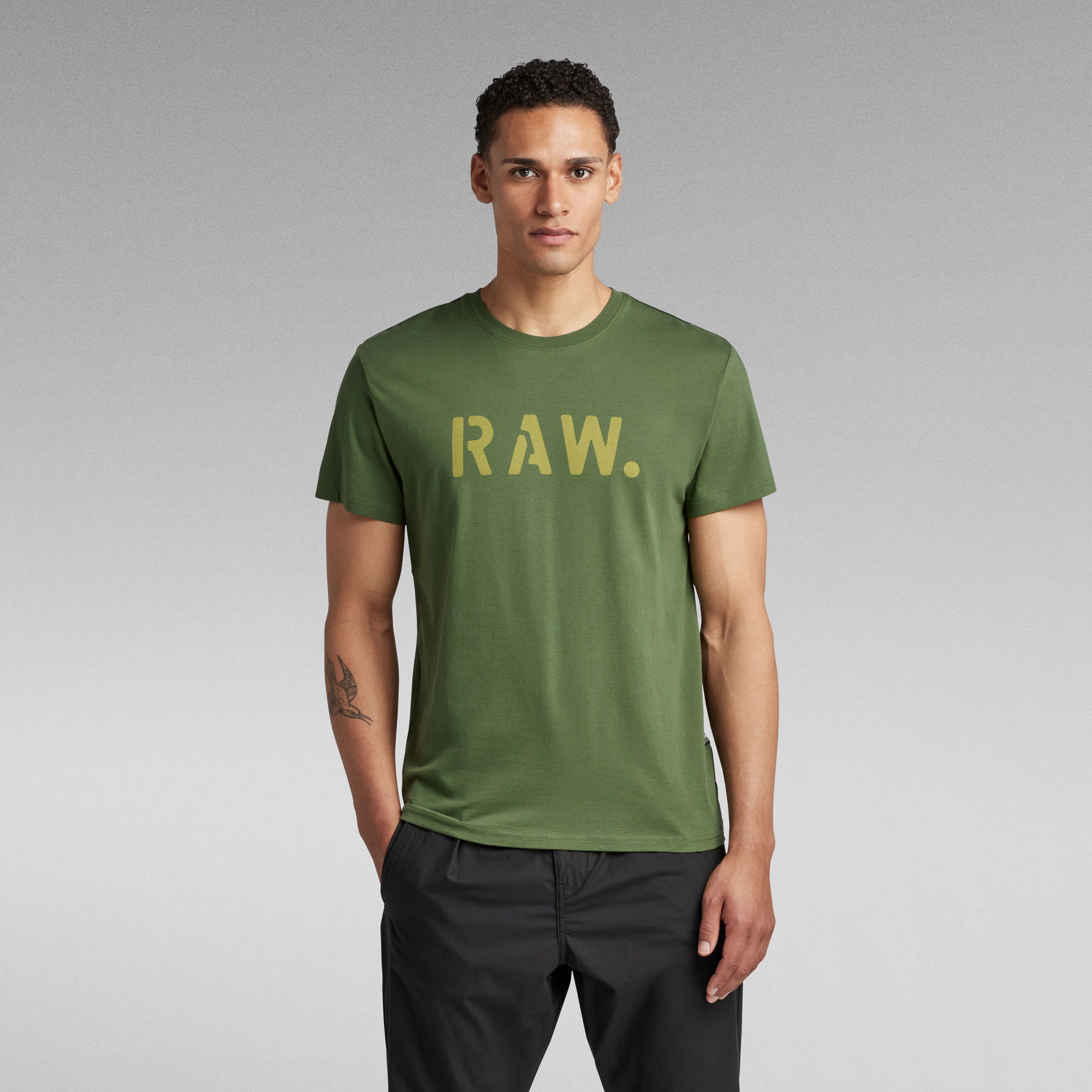 Stencil RAW T-Shirt | Green | G-Star RAW®