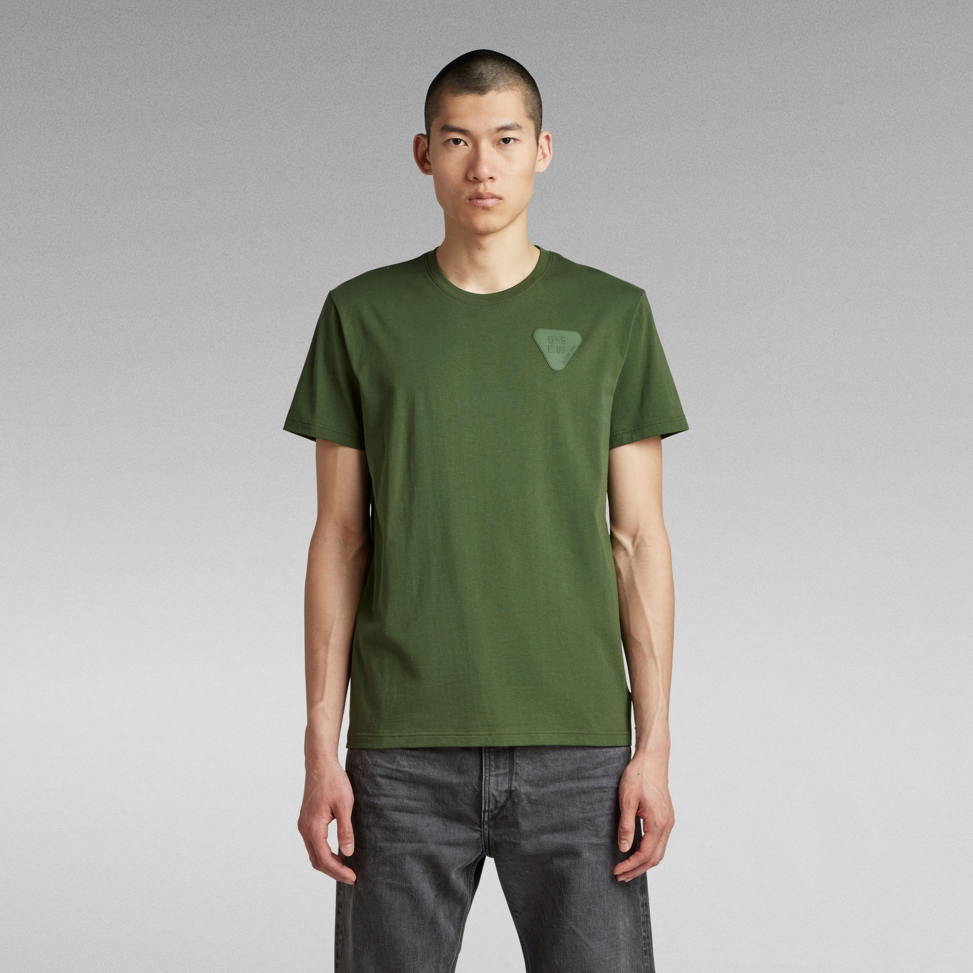 Shield Chest High Density T-Shirt | Green | G-Star RAW®
