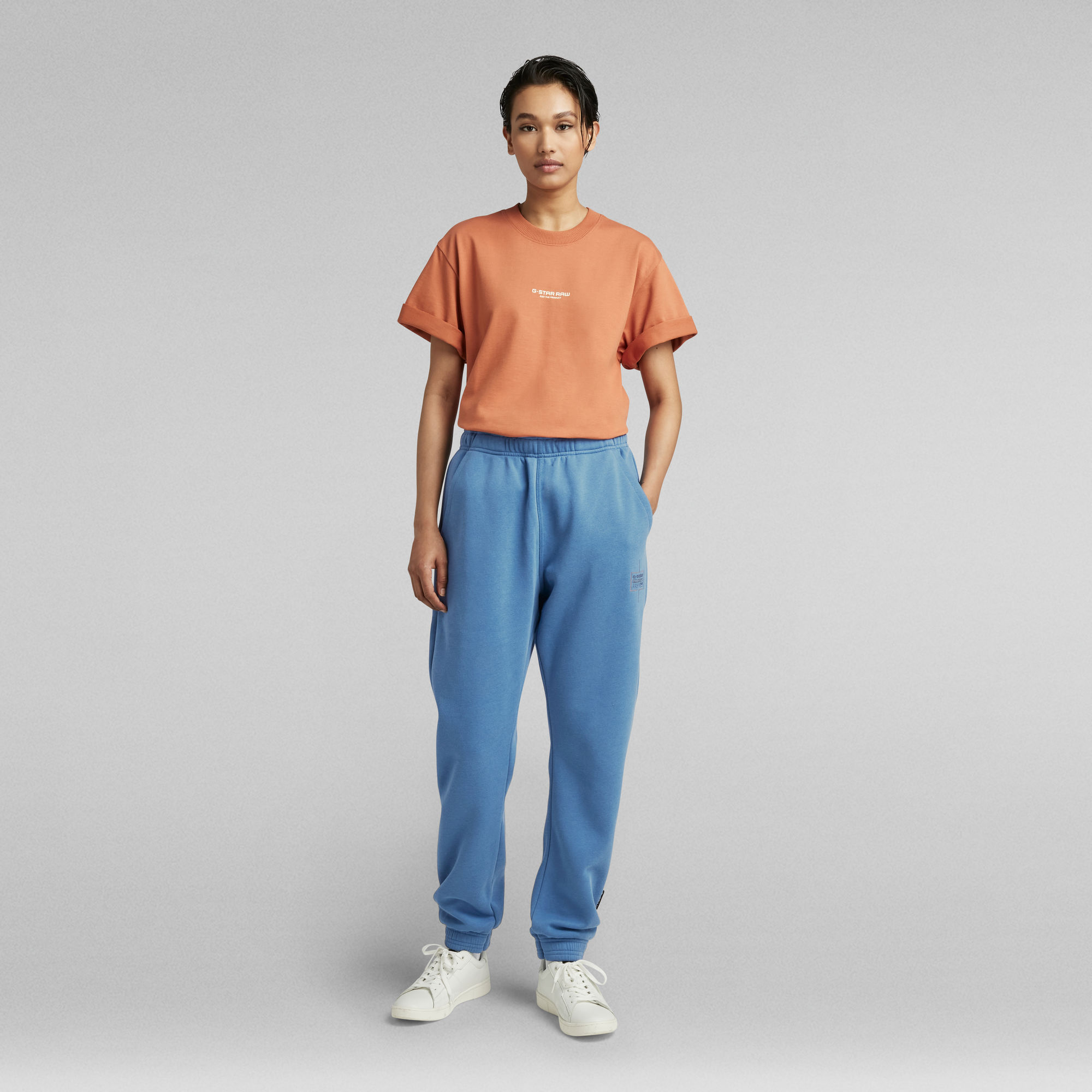 Unisex Core Oversized Sweatpants | Medium blue | G-Star RAW®