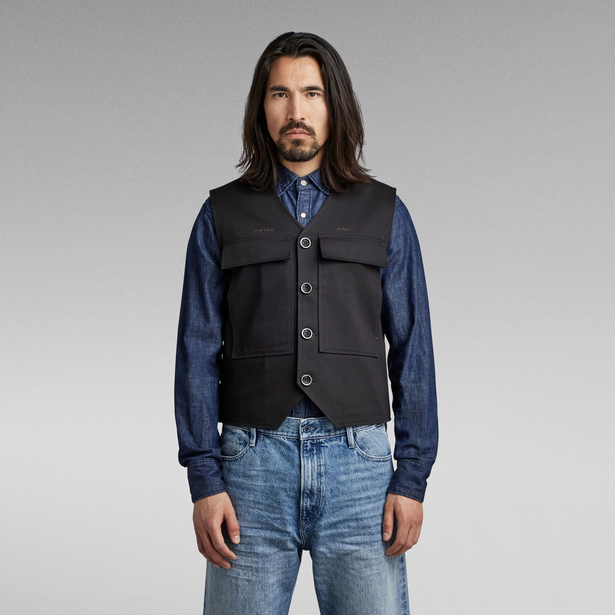 Gilet Field Pocket | Noir | G-Star RAW®