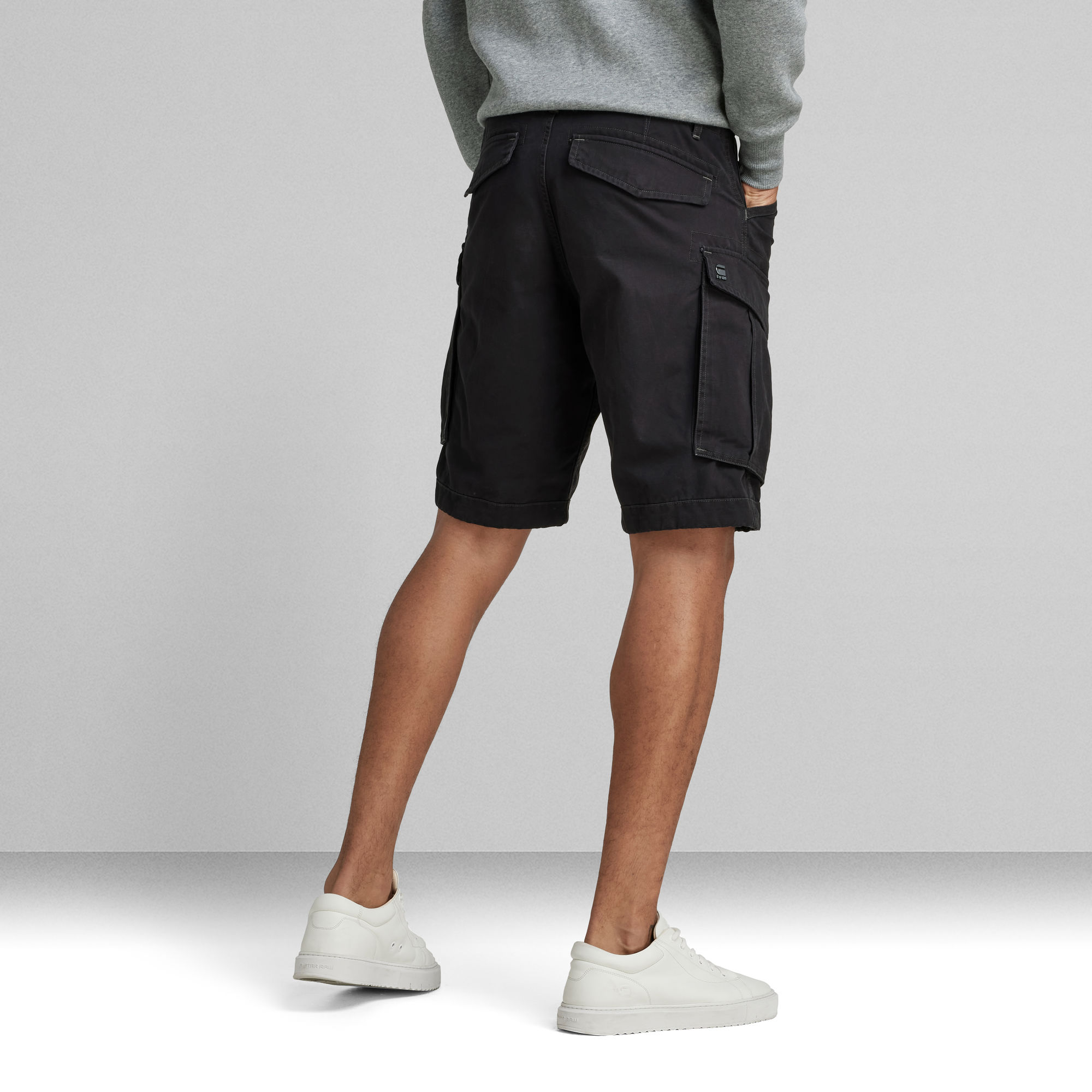 Rovic Zip Relaxed Shorts | Black | G-Star RAW®