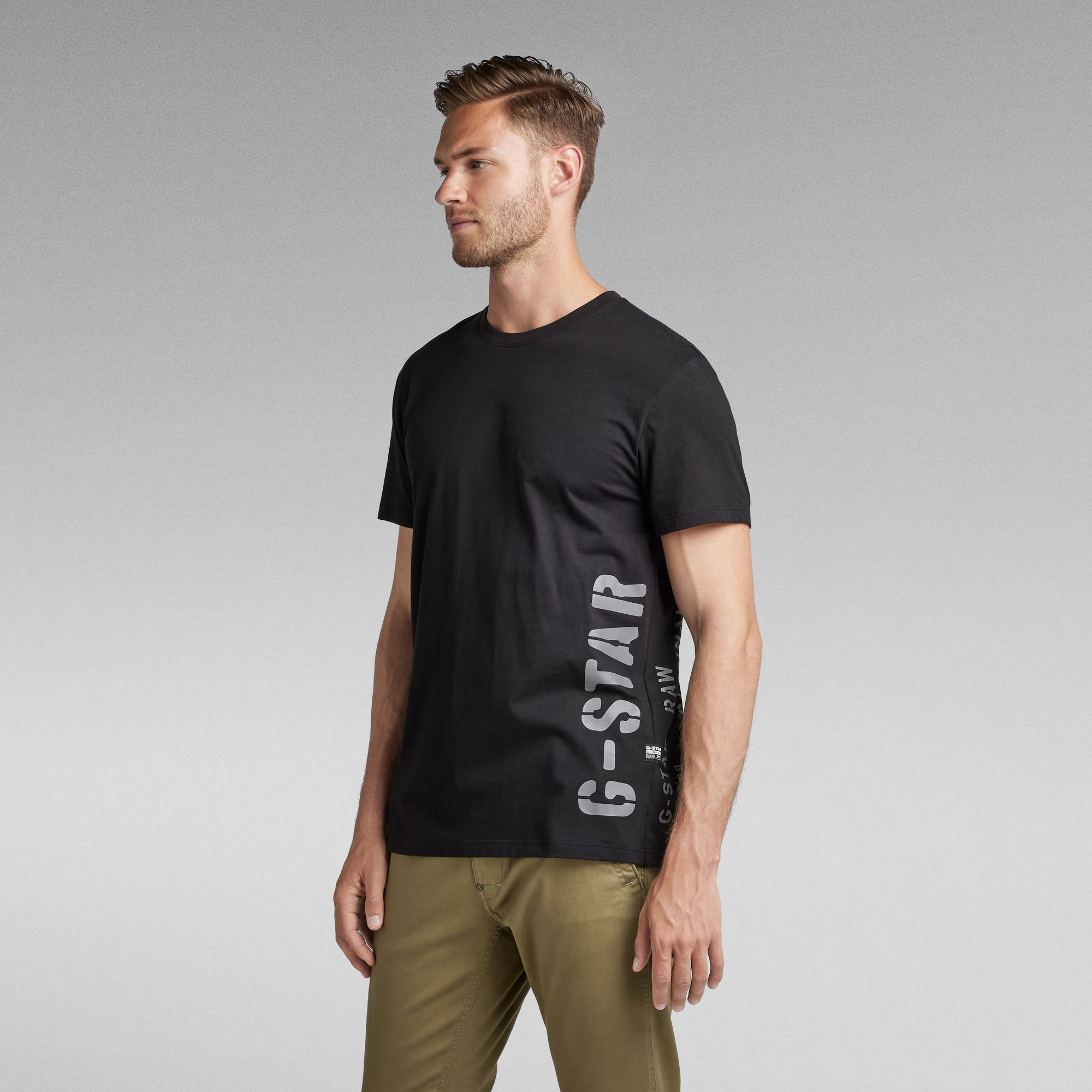 Side Stencil T-Shirt | Black | G-Star RAW®