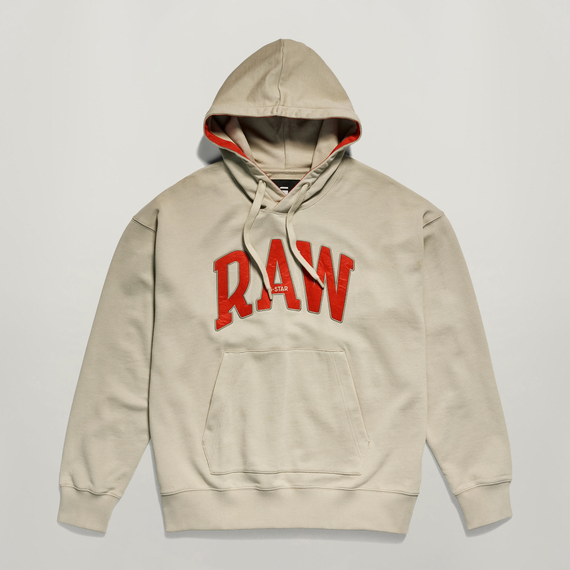 RAW University Oversized Hoodie | Beige | G-Star RAW®
