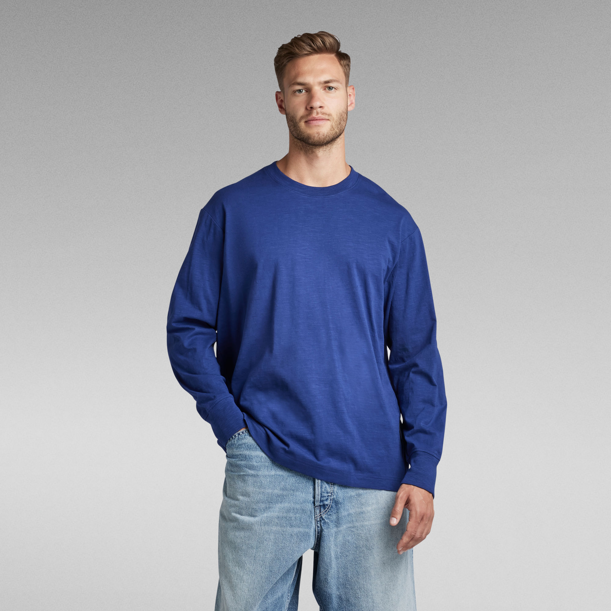 Back Graphic Boxy T-Shirt | Medium blue | G-Star RAW®