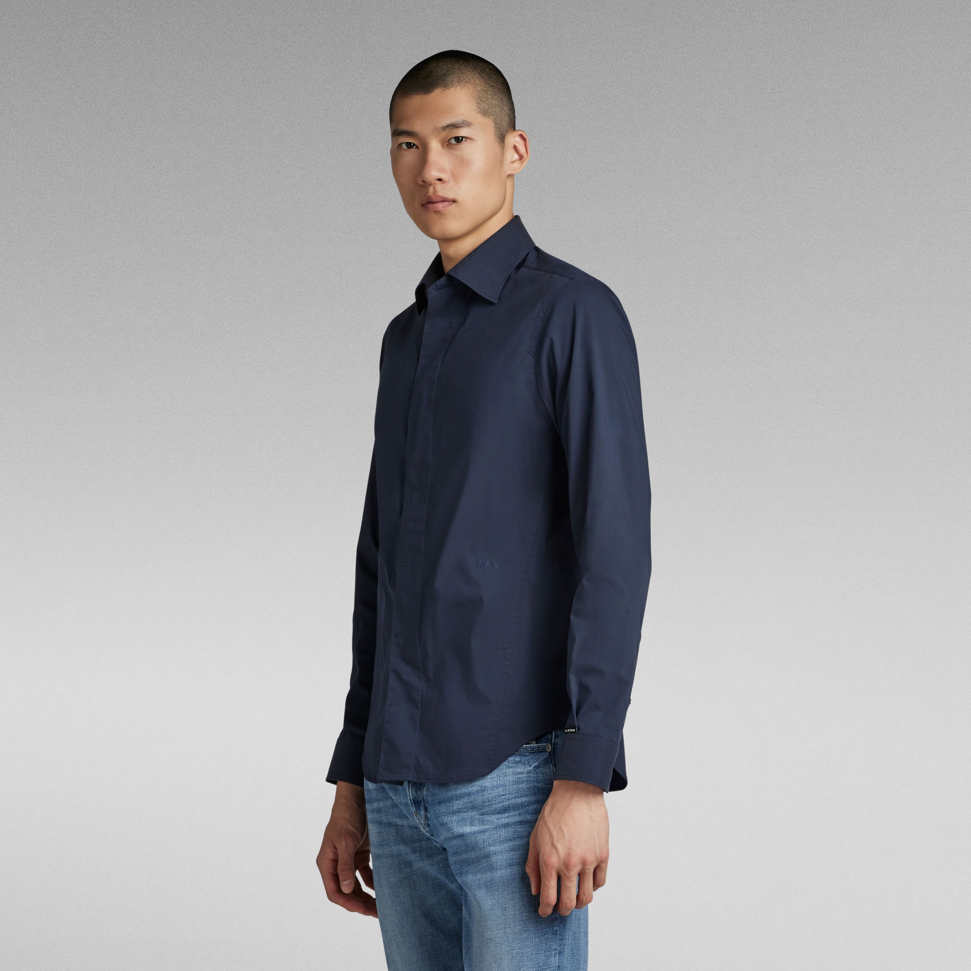 Formal Superslim Shirt | Dark blue | G-Star RAW®