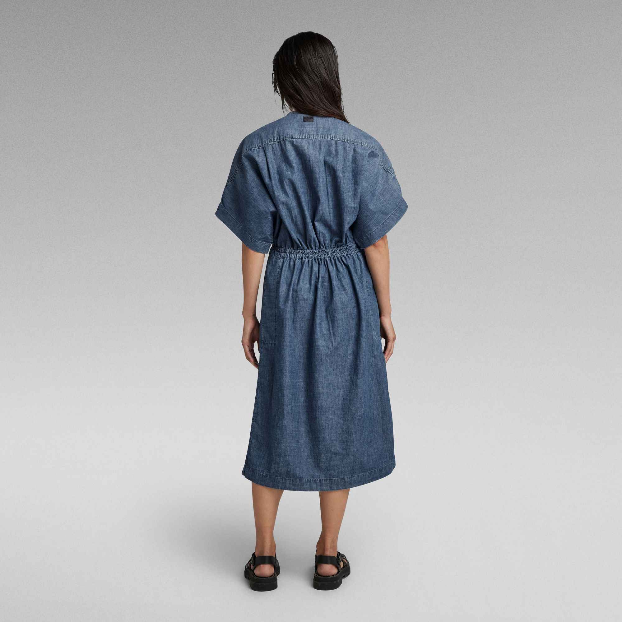Adjustable Waist Dress | Women | Medium blue | G-Star RAW®