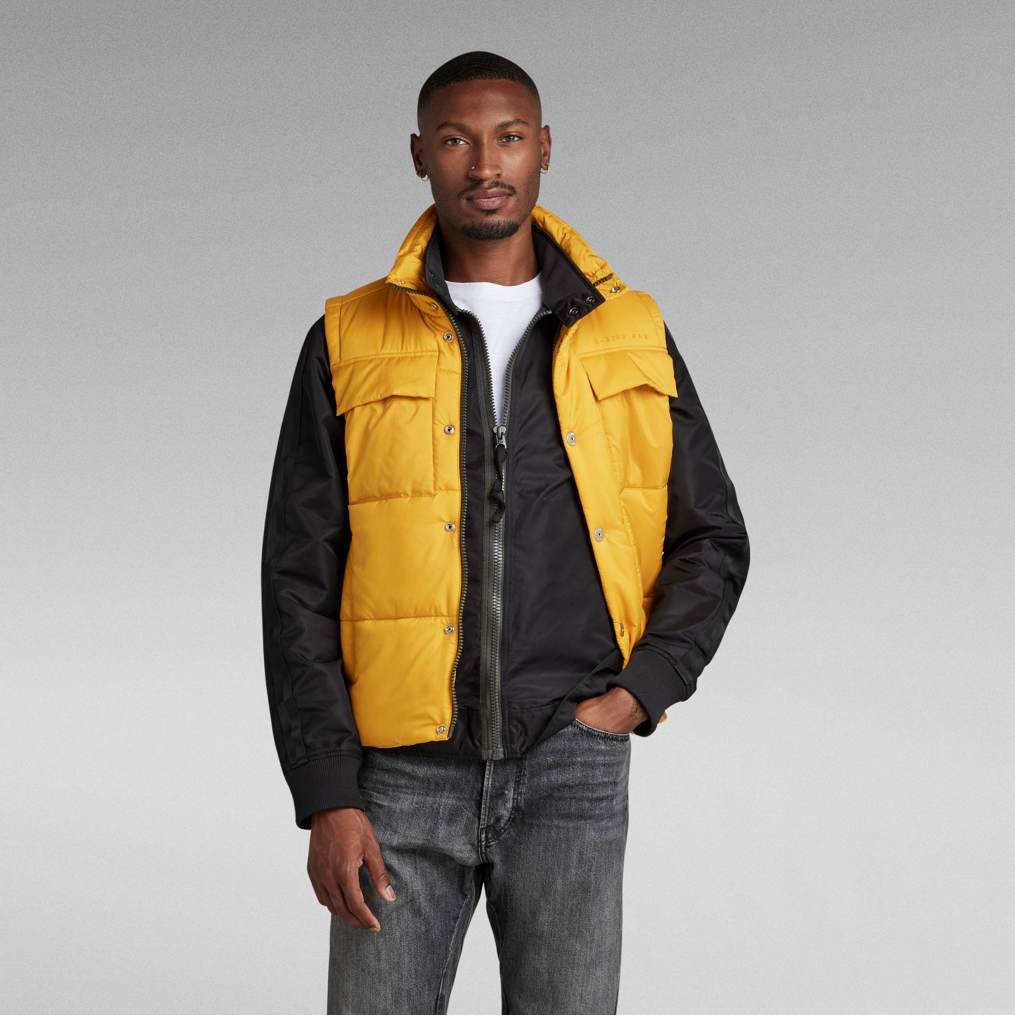 Chaleco Foundation Padded | Amarillo | G-Star RAW® ES