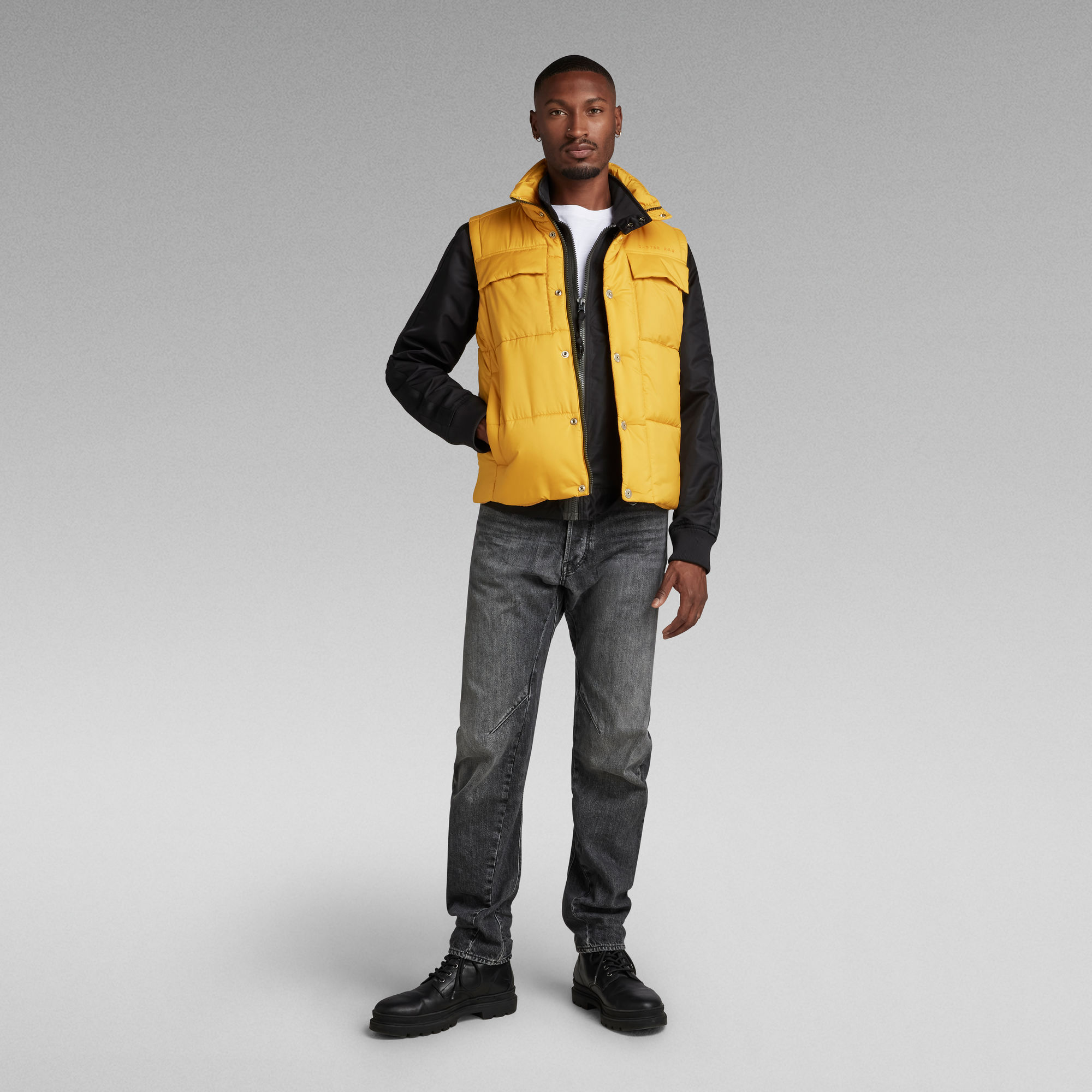 Foundation Padded Vest | Yellow | G-Star RAW®