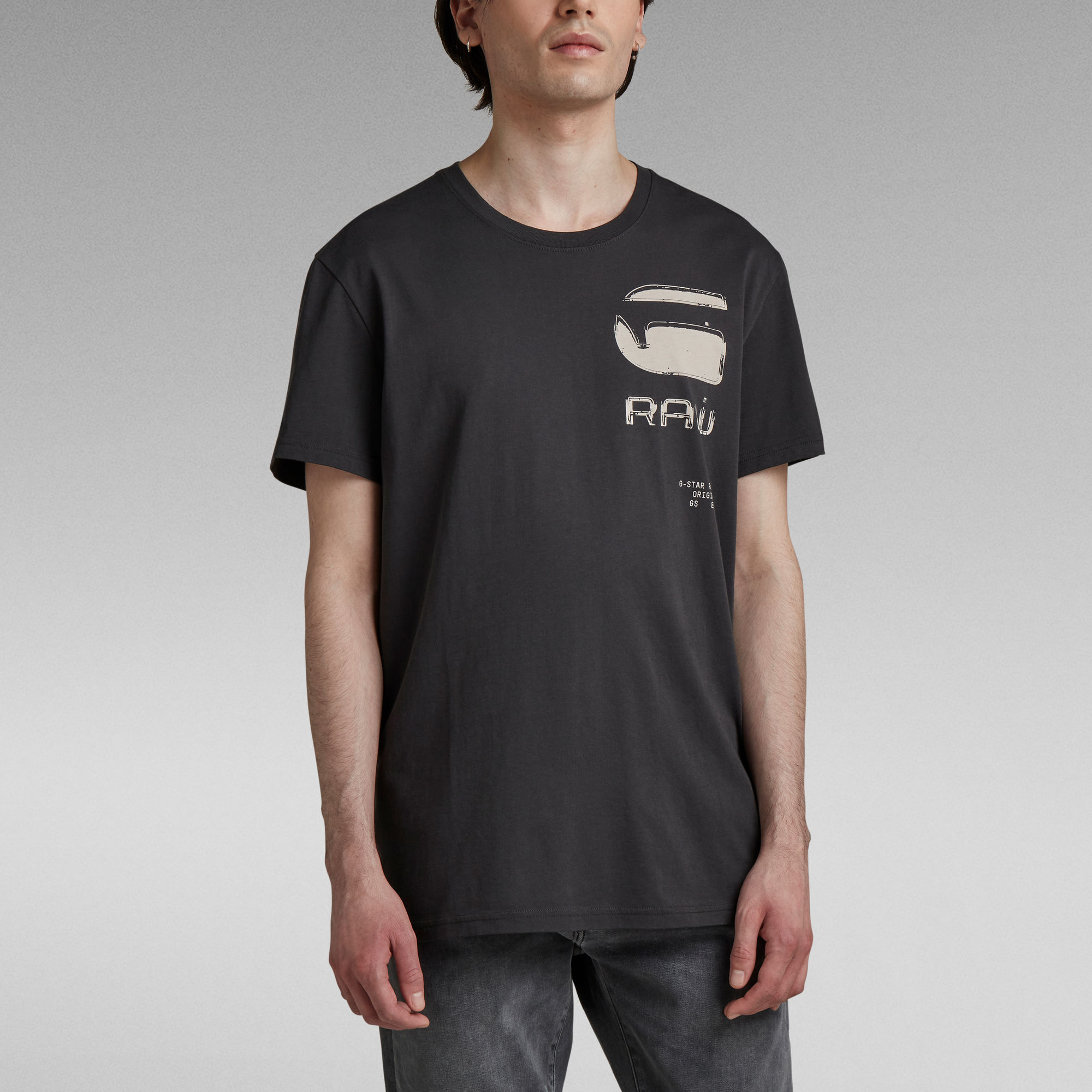 G RAW Typography T-Shirt | Grey | G-Star RAW®