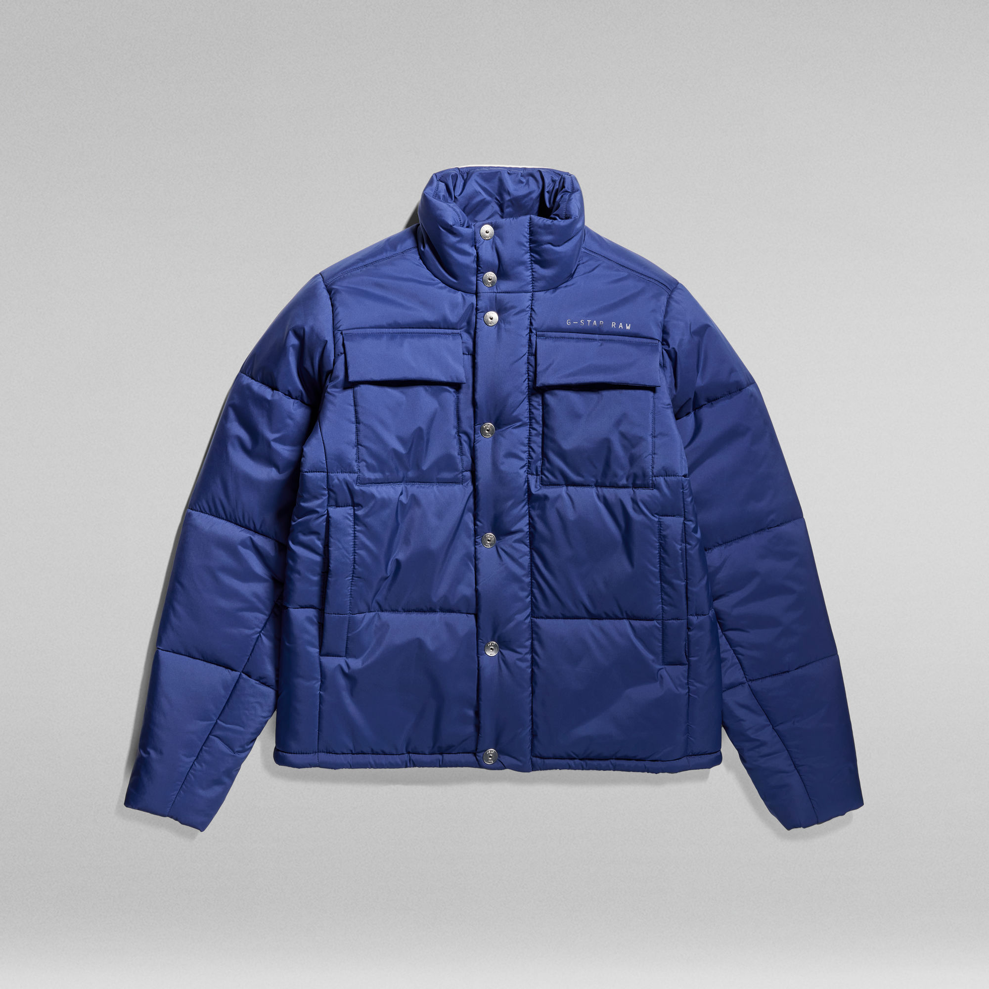 Foundation Padded Jacket | Medium blue | G-Star RAW®