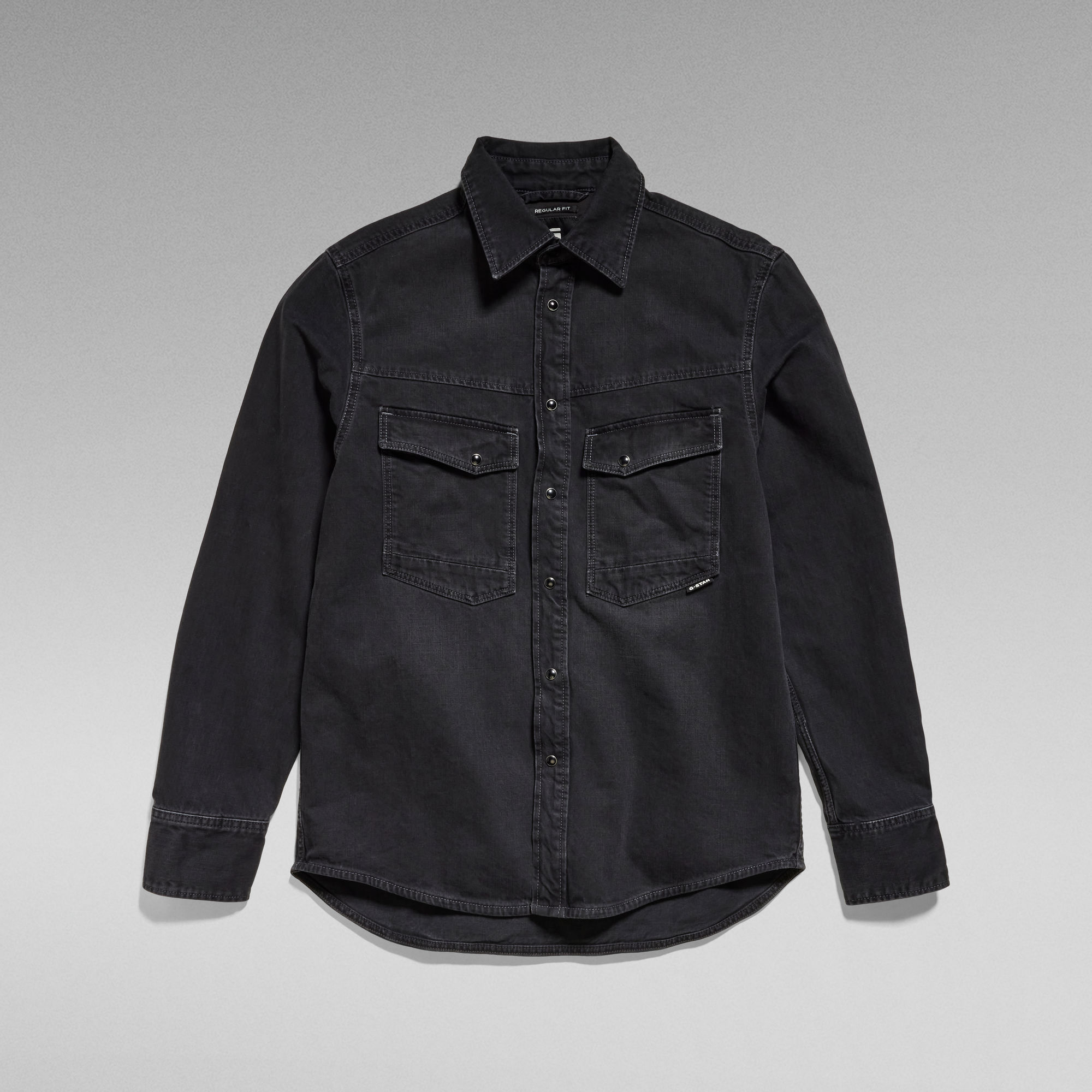 Dakota Regular Shirt Evergreen | Black | G-Star RAW®
