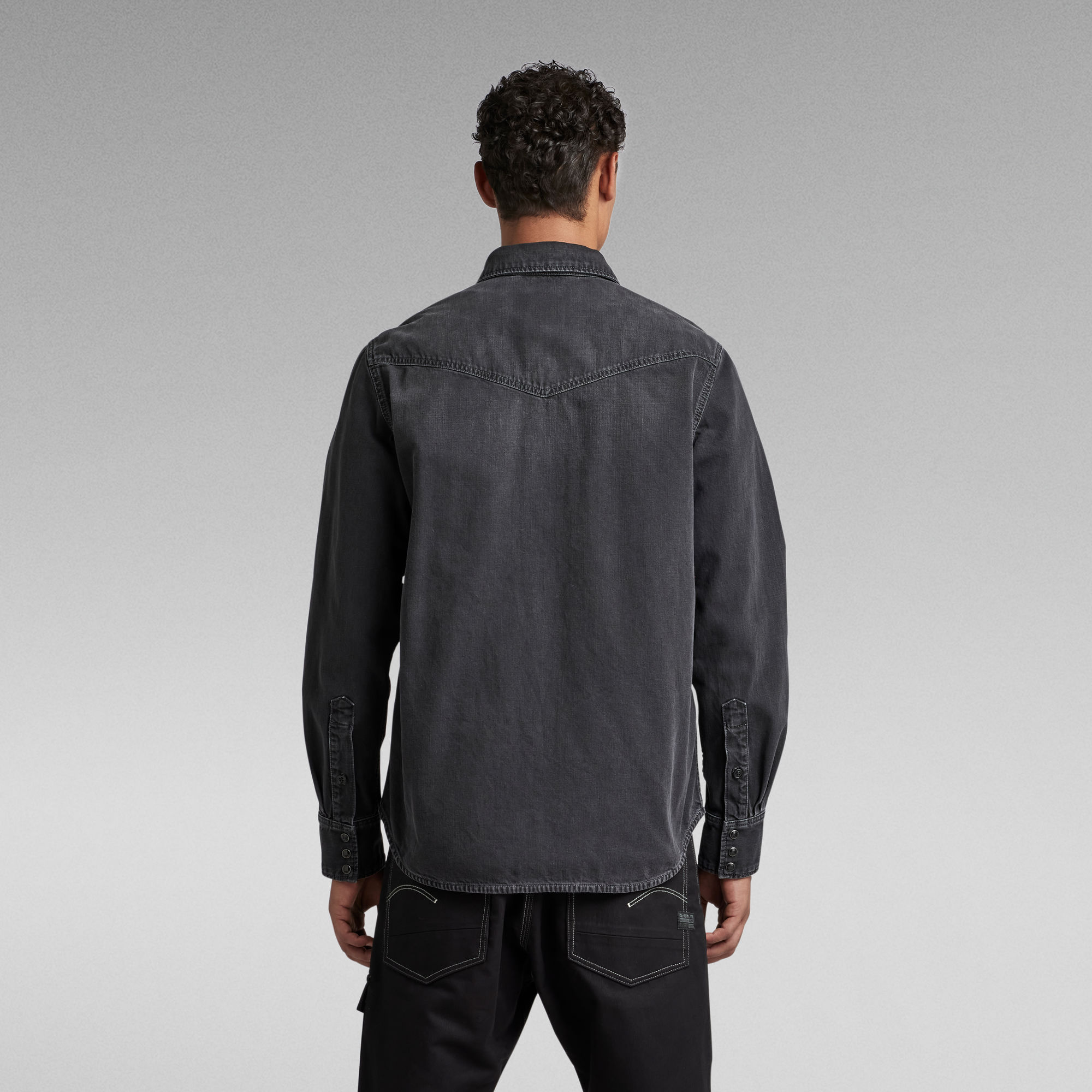 Dakota Regular Shirt Evergreen | Black | G-Star RAW®