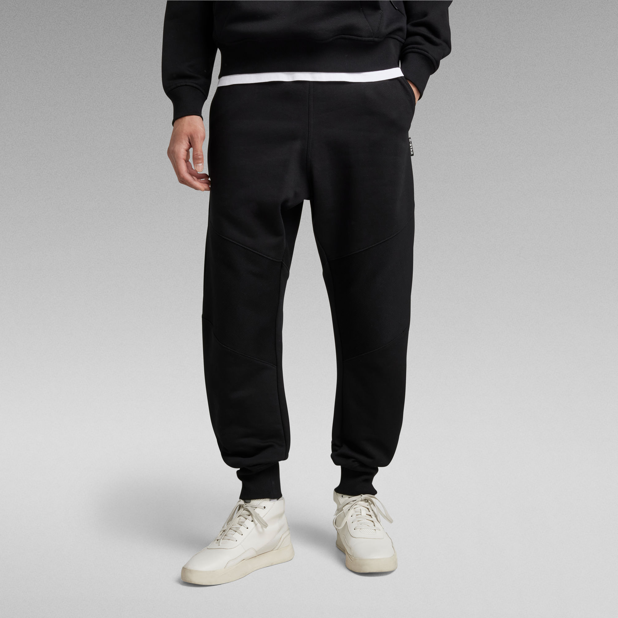 Moto Oversized Sweat Pants | Black | G-Star RAW®