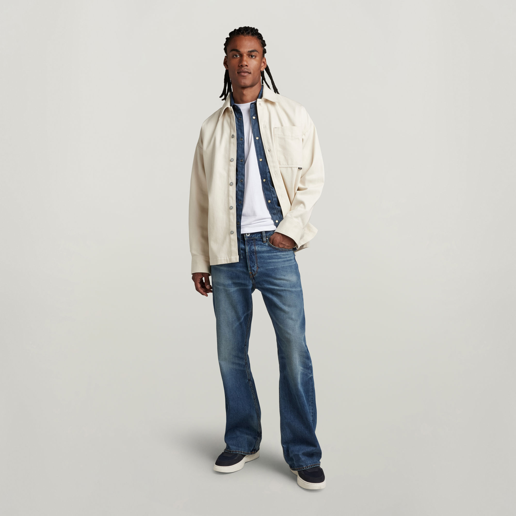 Boxy Fit Shirt | White | G-Star RAW®