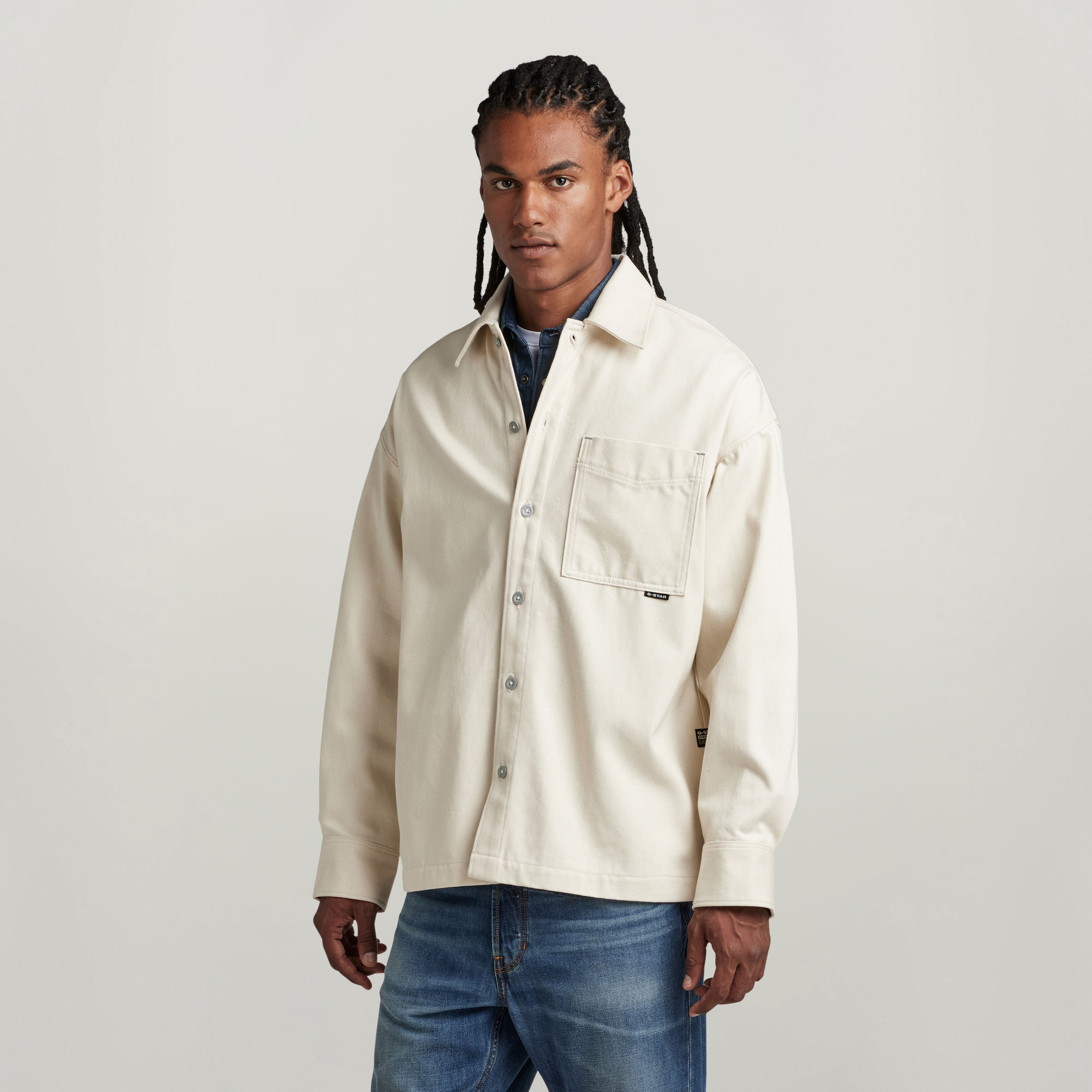 Boxy Fit Shirt | White | G-Star RAW®