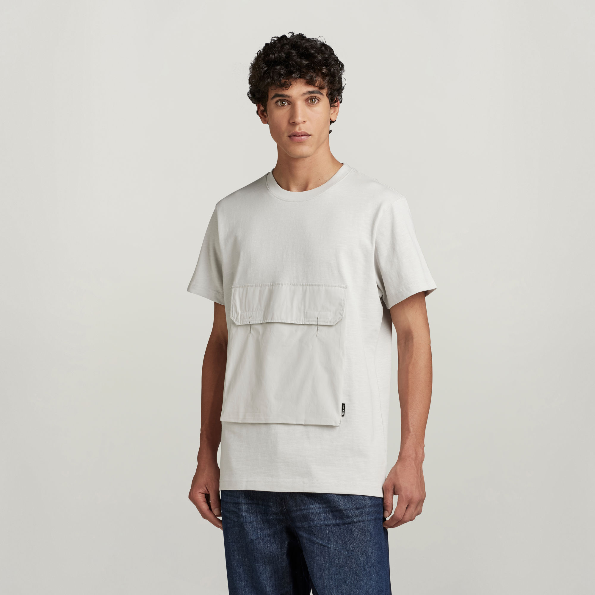 Utility Pocket Tape T-Shirt | Grey | G-Star RAW®