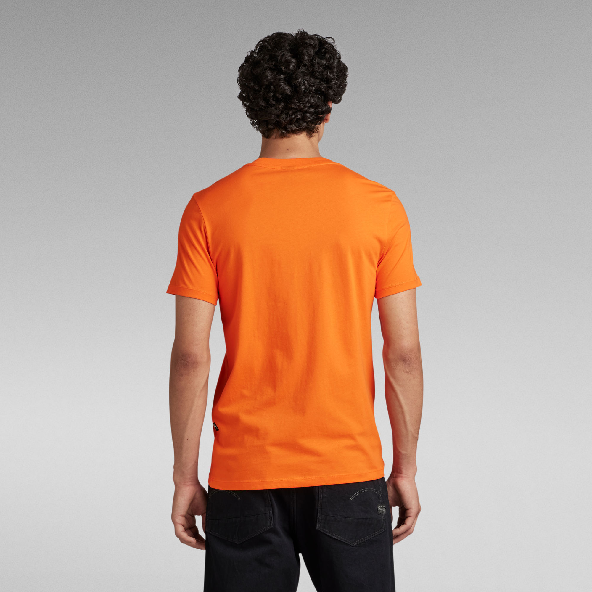 3D Raw. Logo Slim T-Shirt | Orange | G-Star RAW®