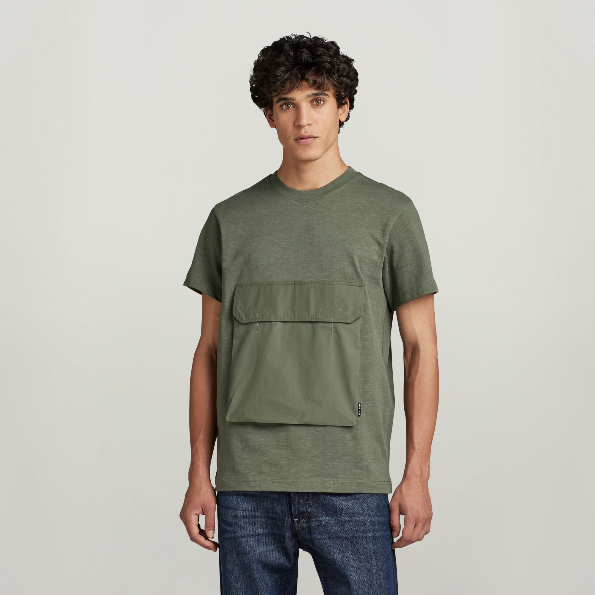 Utility Pocket Tape T-Shirt | Green | G-Star RAW®