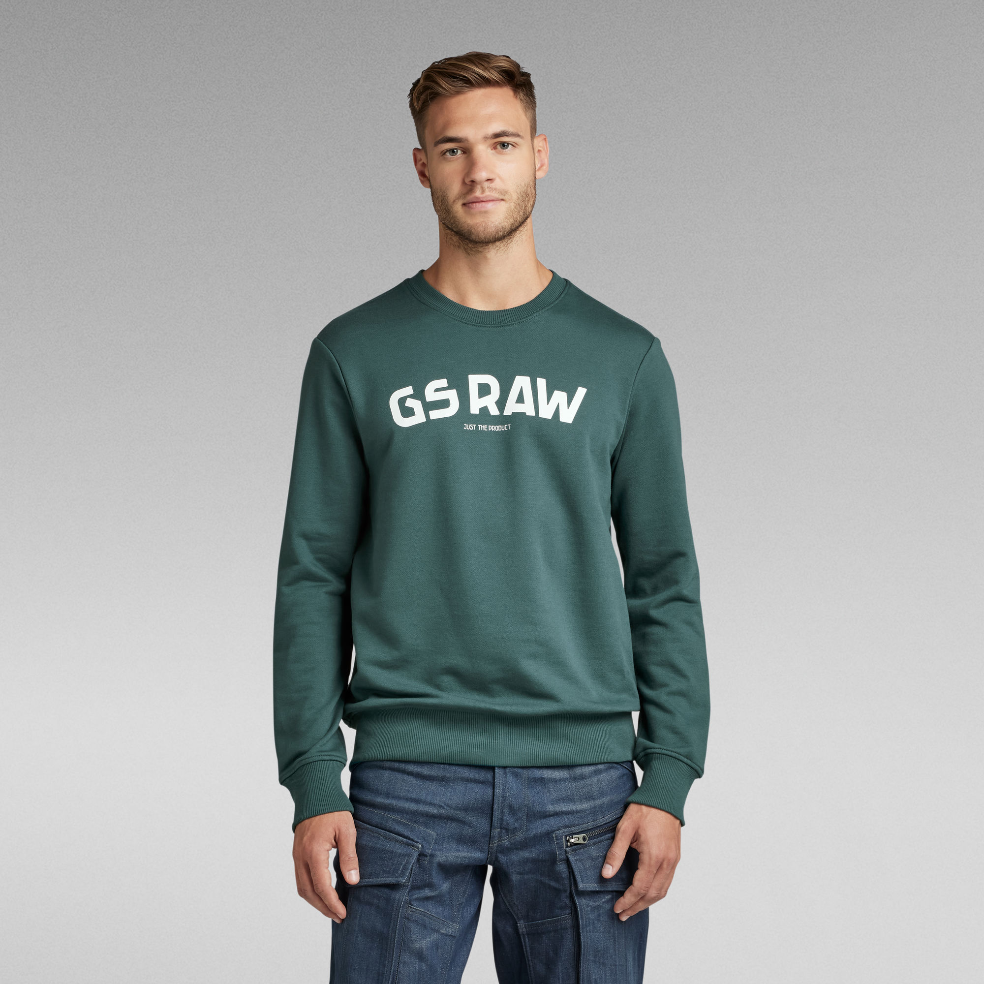 GS Raw Graphic Sweater | Groen | G-Star RAW®