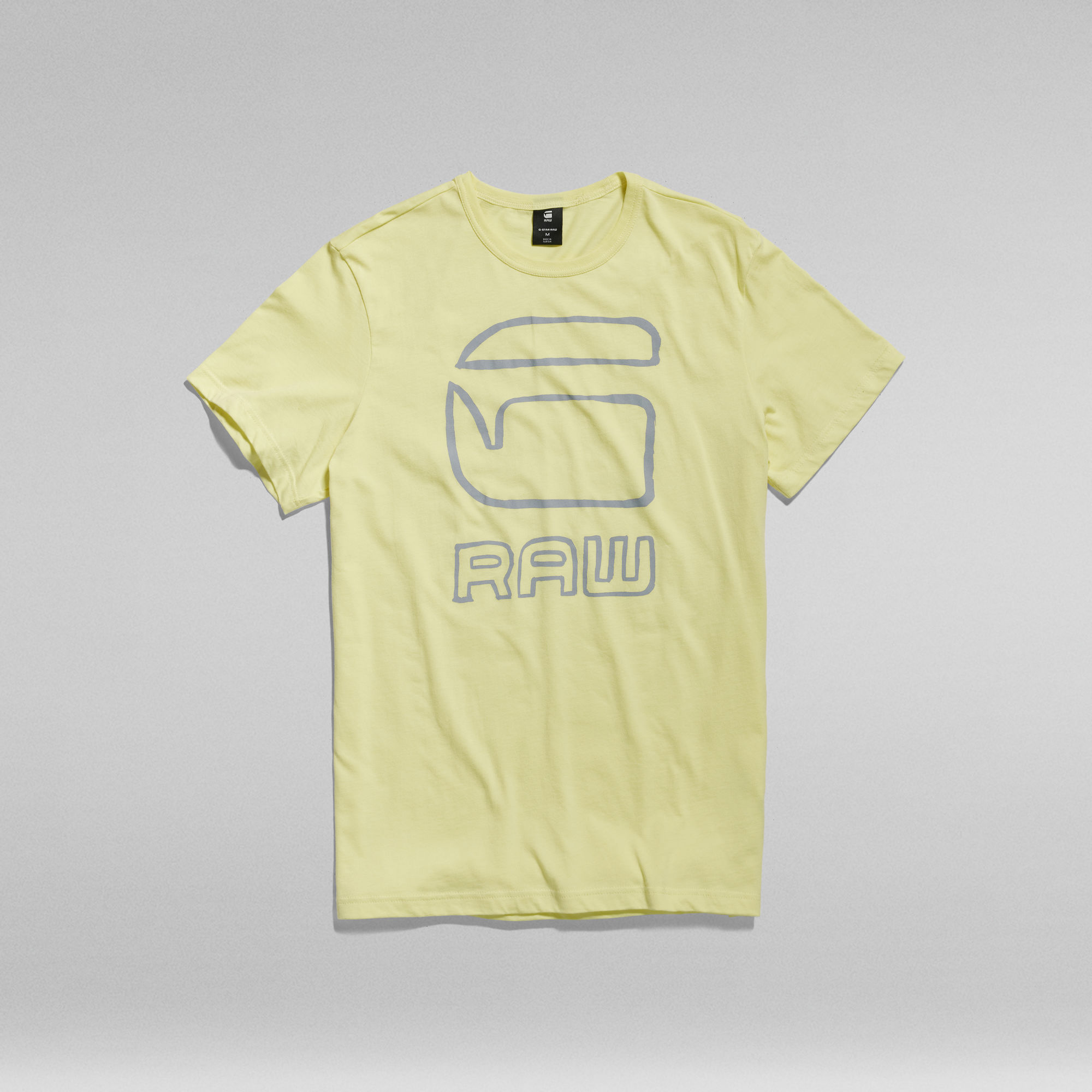 Graphic Graw Straight T-Shirt | Yellow | G-Star RAW®