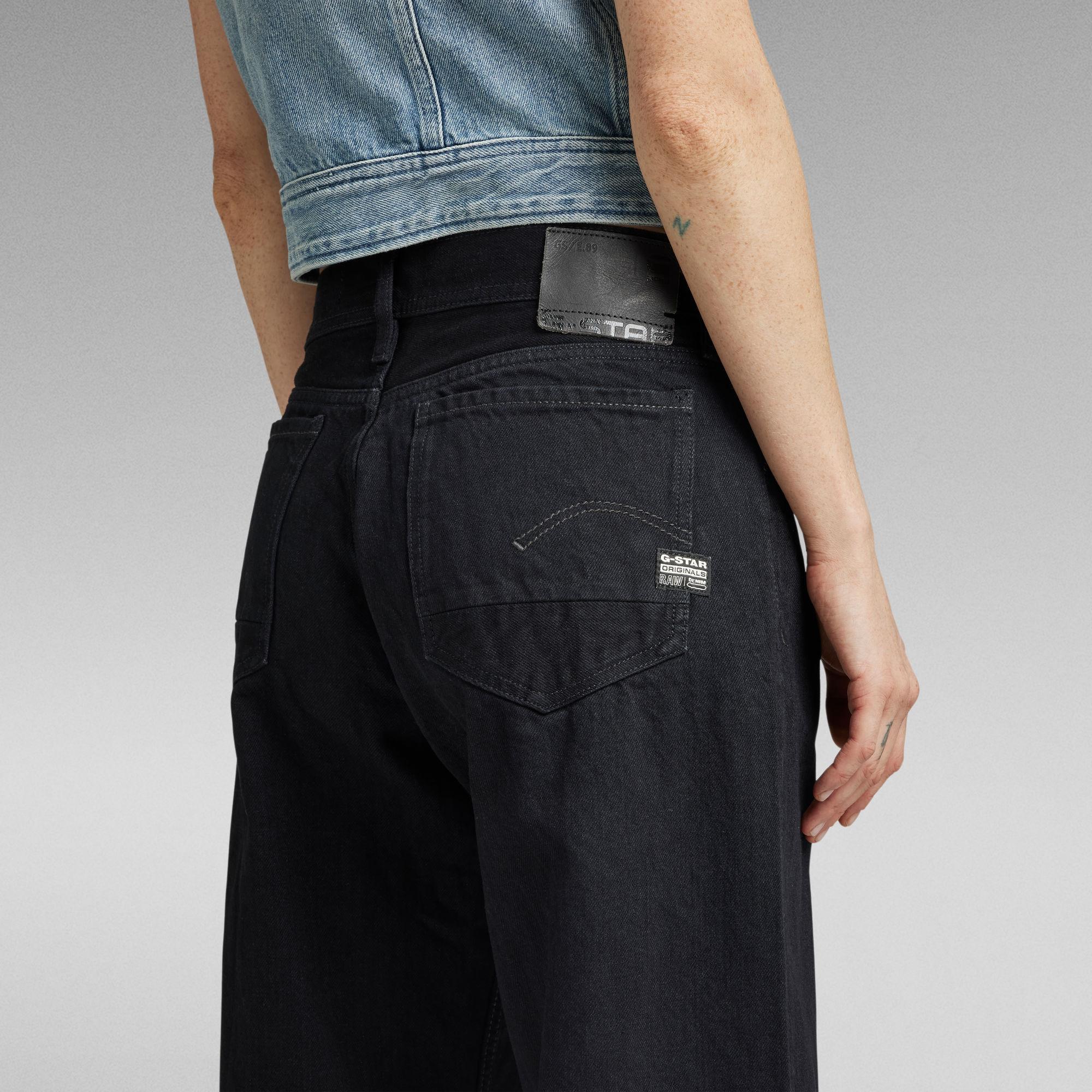 Judee Low Waist Loose Jeans | Black | G-Star RAW®