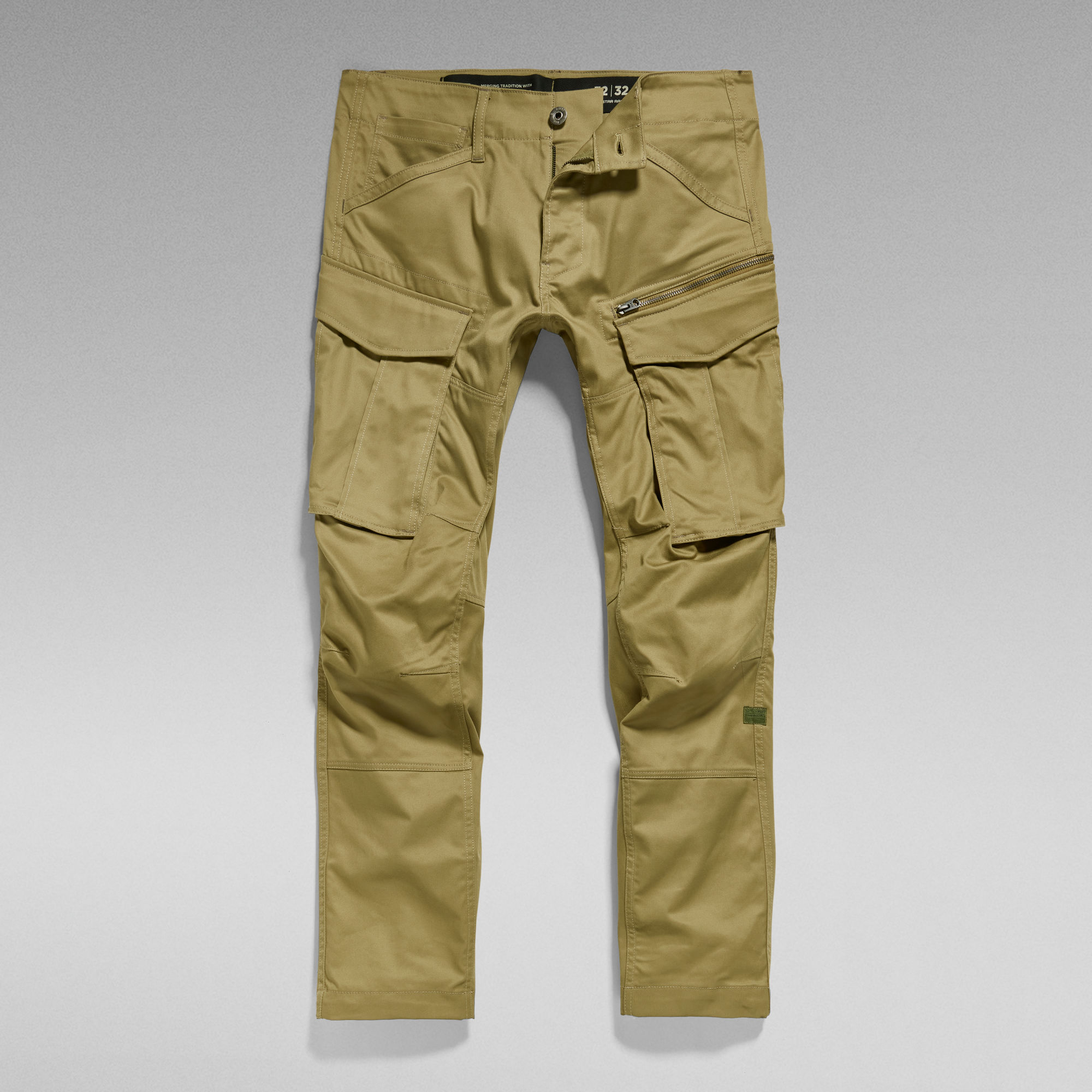 Rovic Zip 3D Regular Tapered Pants | Green | G-Star RAW®
