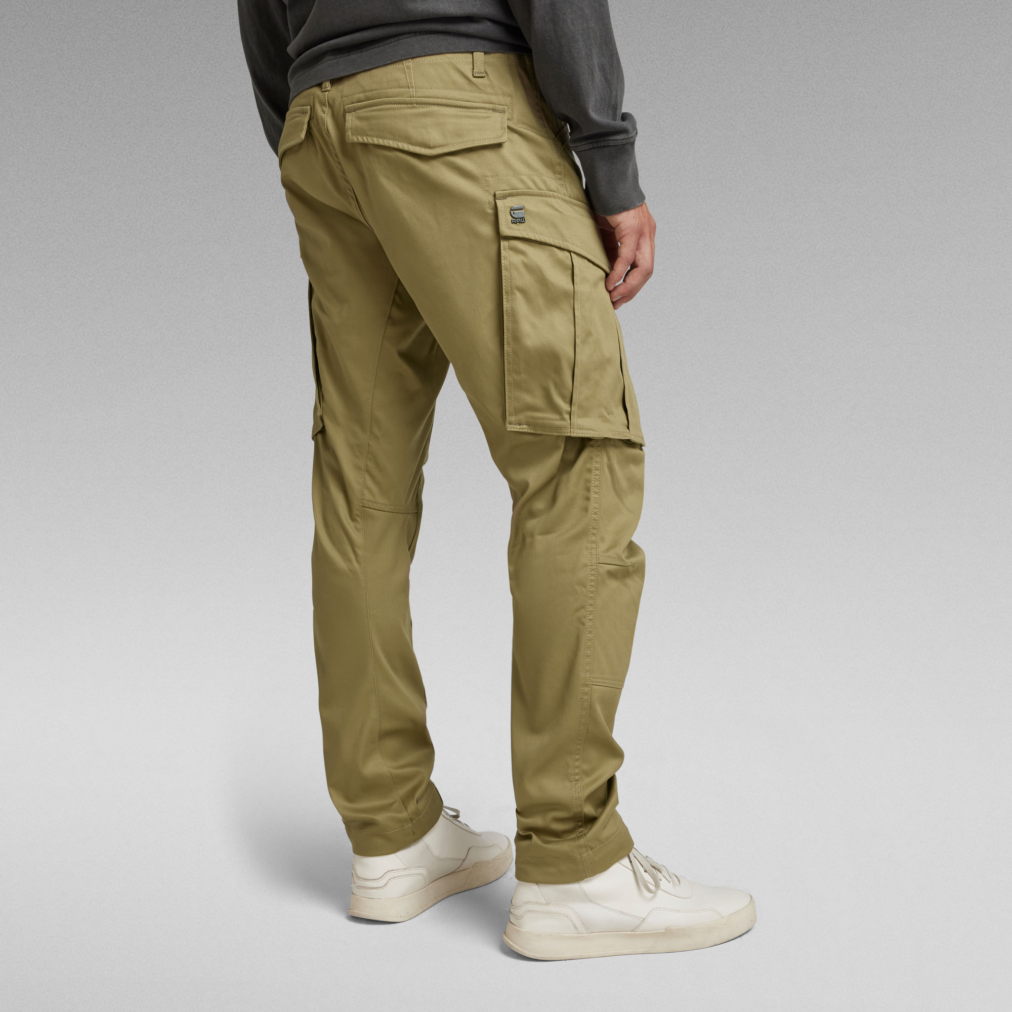 Pantalones Rovic Zip 3D Regular Tapered | Verde | G-Star RAW®