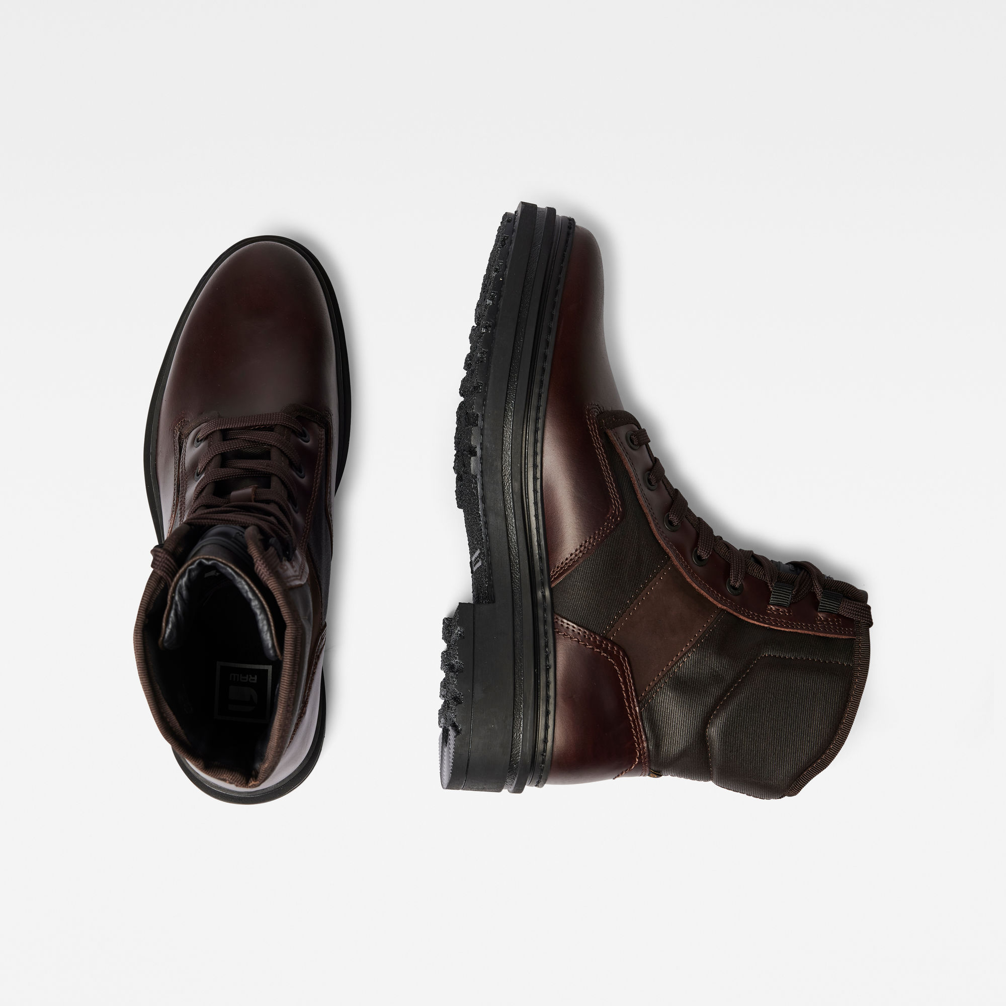 Bottines Morry Mid Nubuck Nylon | Rouge | G-Star RAW®