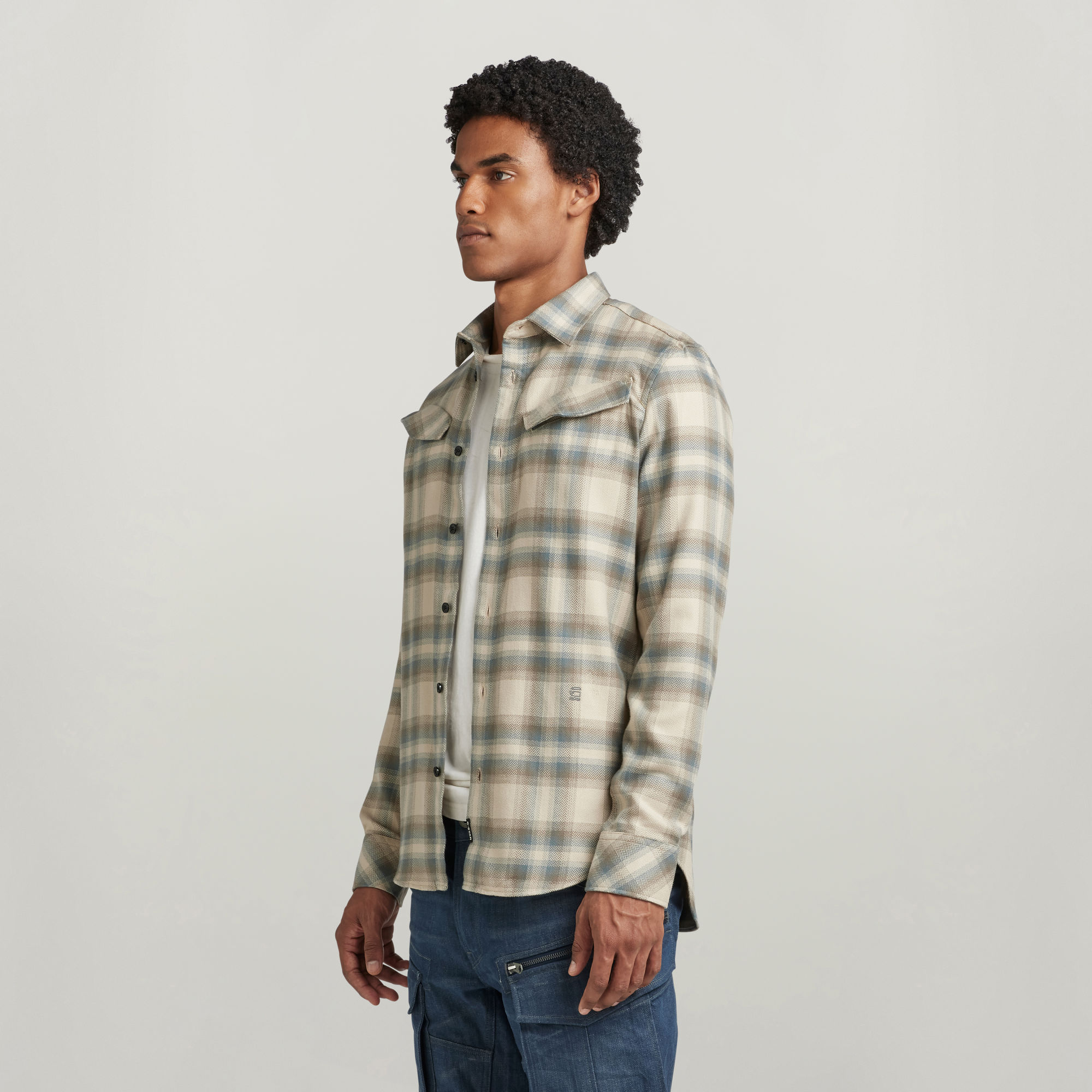 Slant Pocket Slim Shirt | Multi color | G-Star RAW®