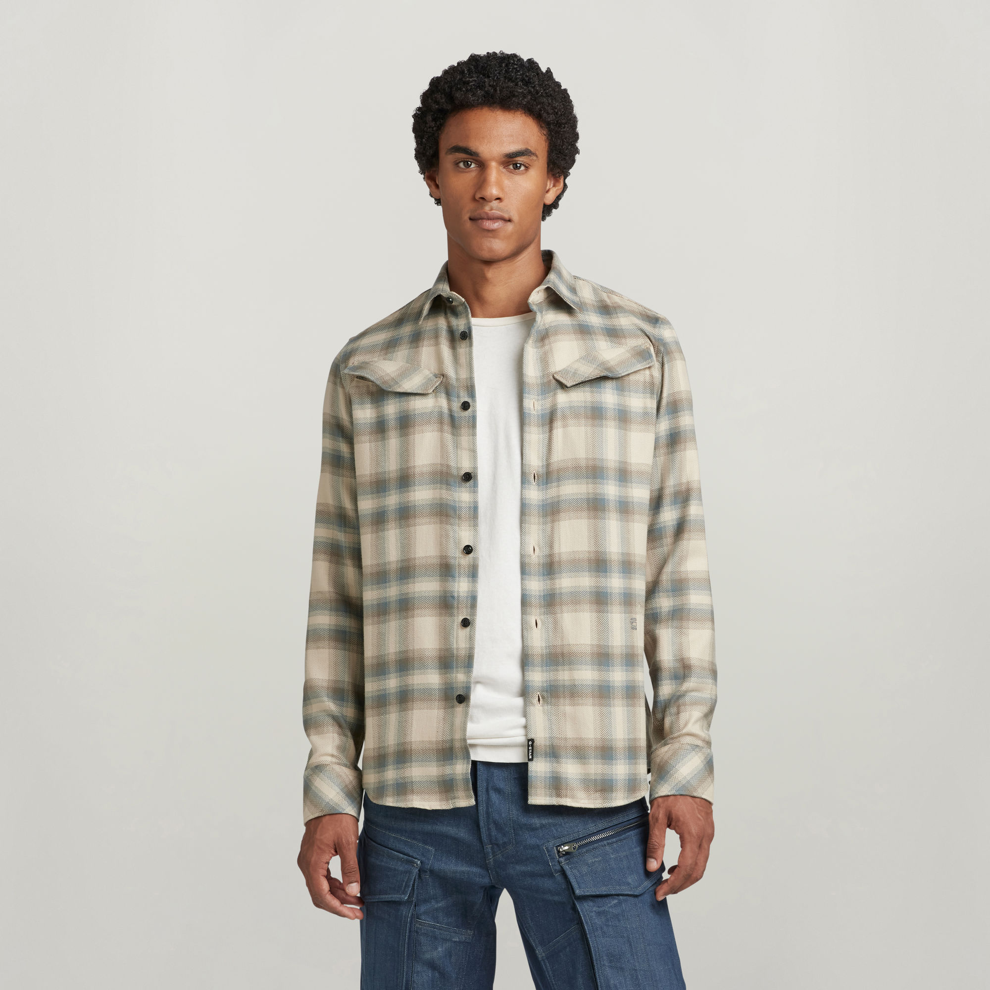 Slant Pocket Slim Shirt | Multi color | G-Star RAW®