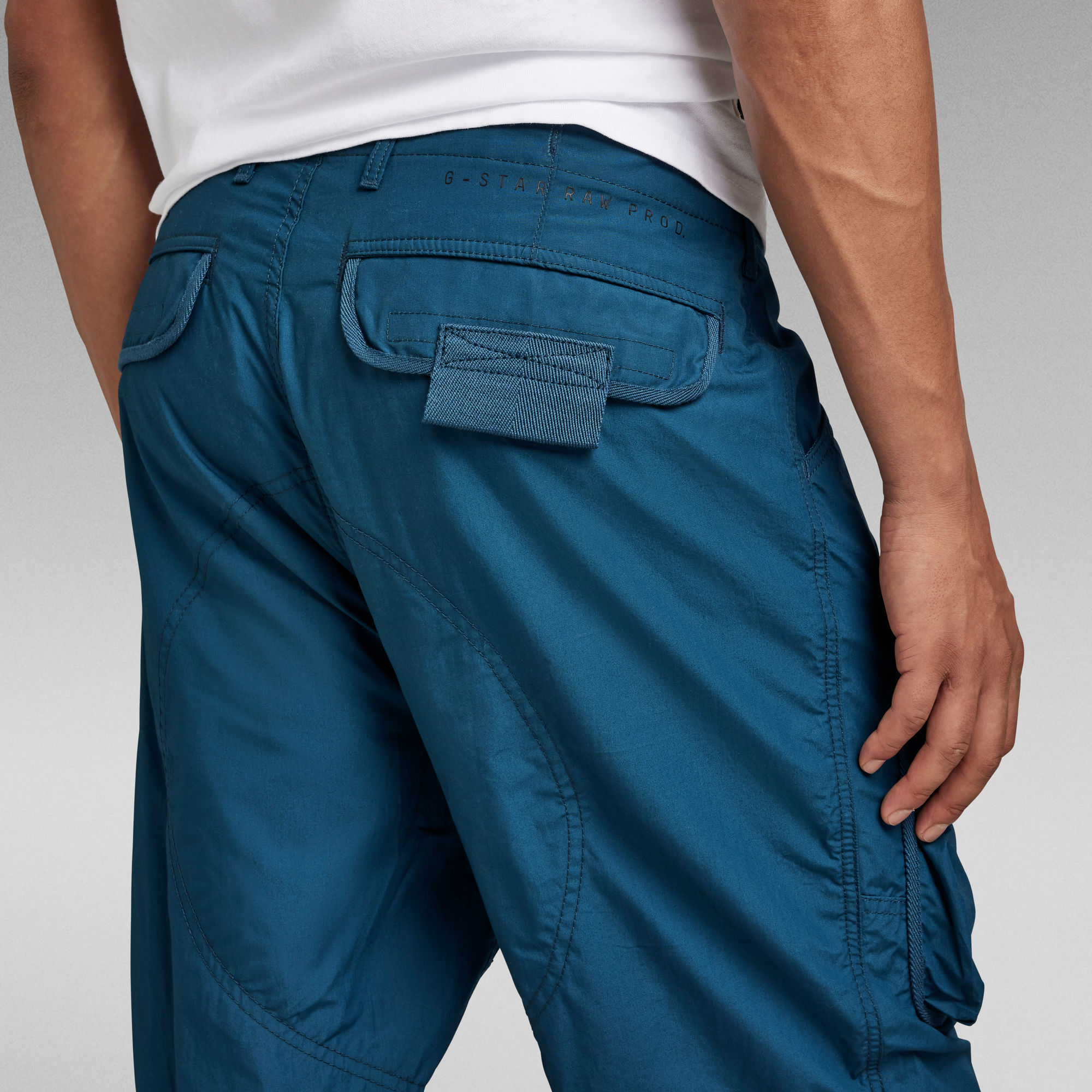 3D Regular Tapered Cargo Pants | Medium blue | G-Star RAW®