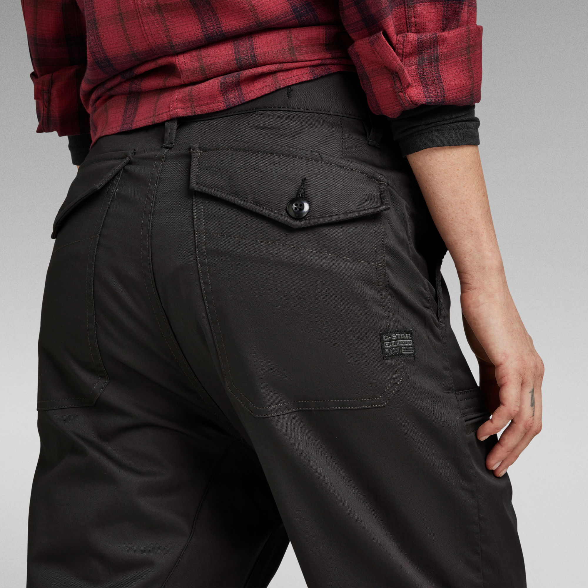3D Cargo Boyfriend Pants | Black | G-Star RAW®