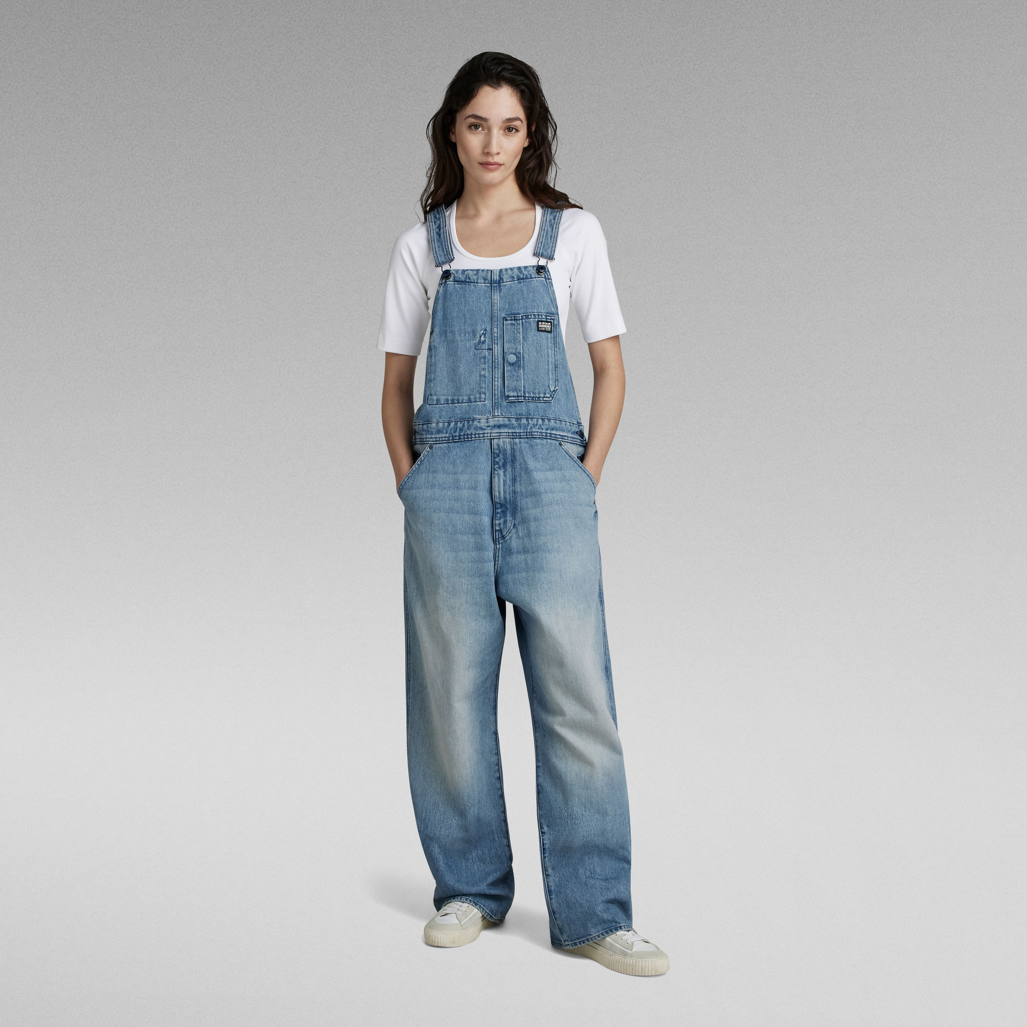 Workwear Bib Overall | Light blue | G-Star RAW®