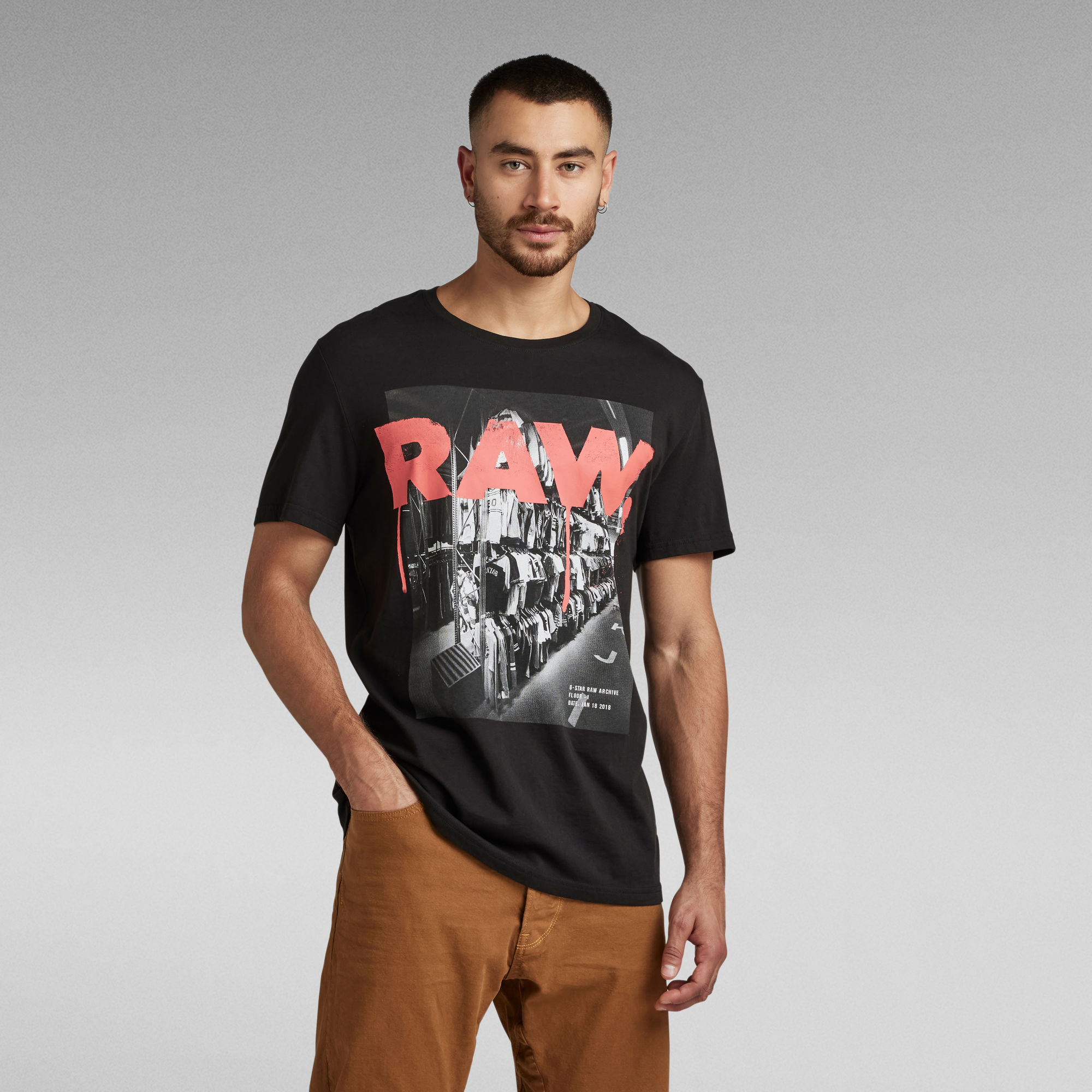 Raw. Archive T-Shirt | Black | G-Star RAW® US